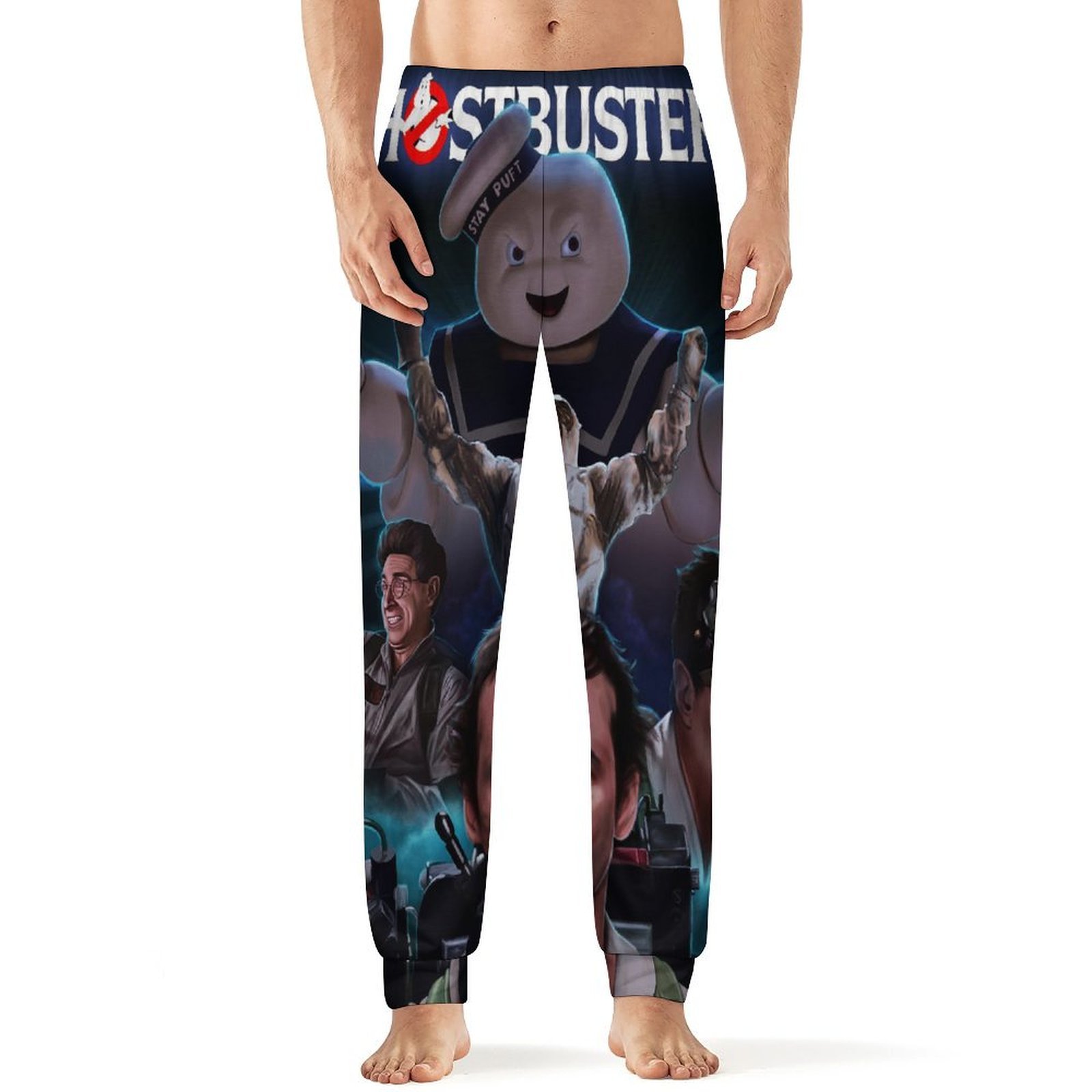Ghostbusters Men Pajama Pants Bottoms Lounge Pants Elastic Waist Loose ...