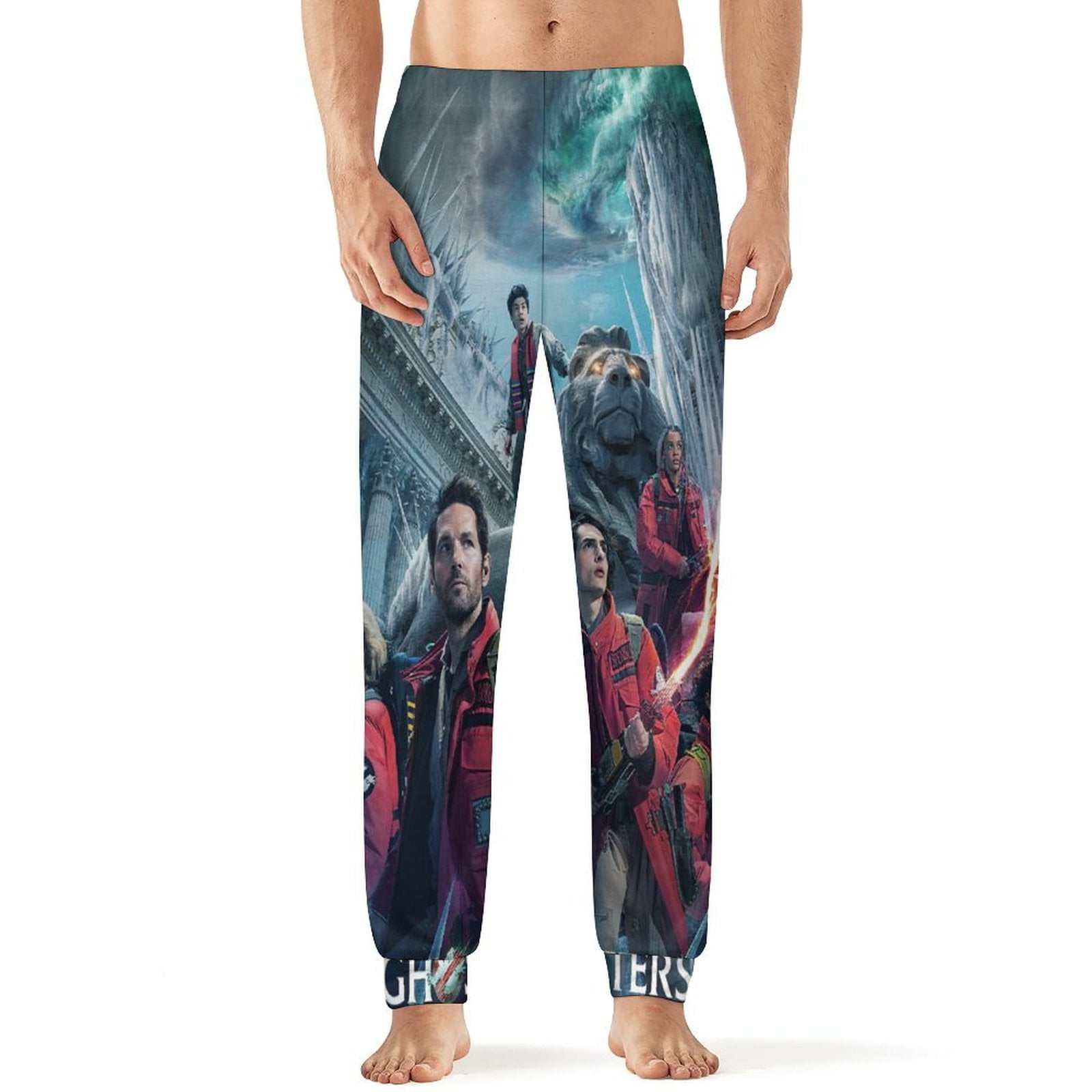 Ghostbusters Men Pajama Pants Bottoms Lounge Pants Elastic Waist Loose ...