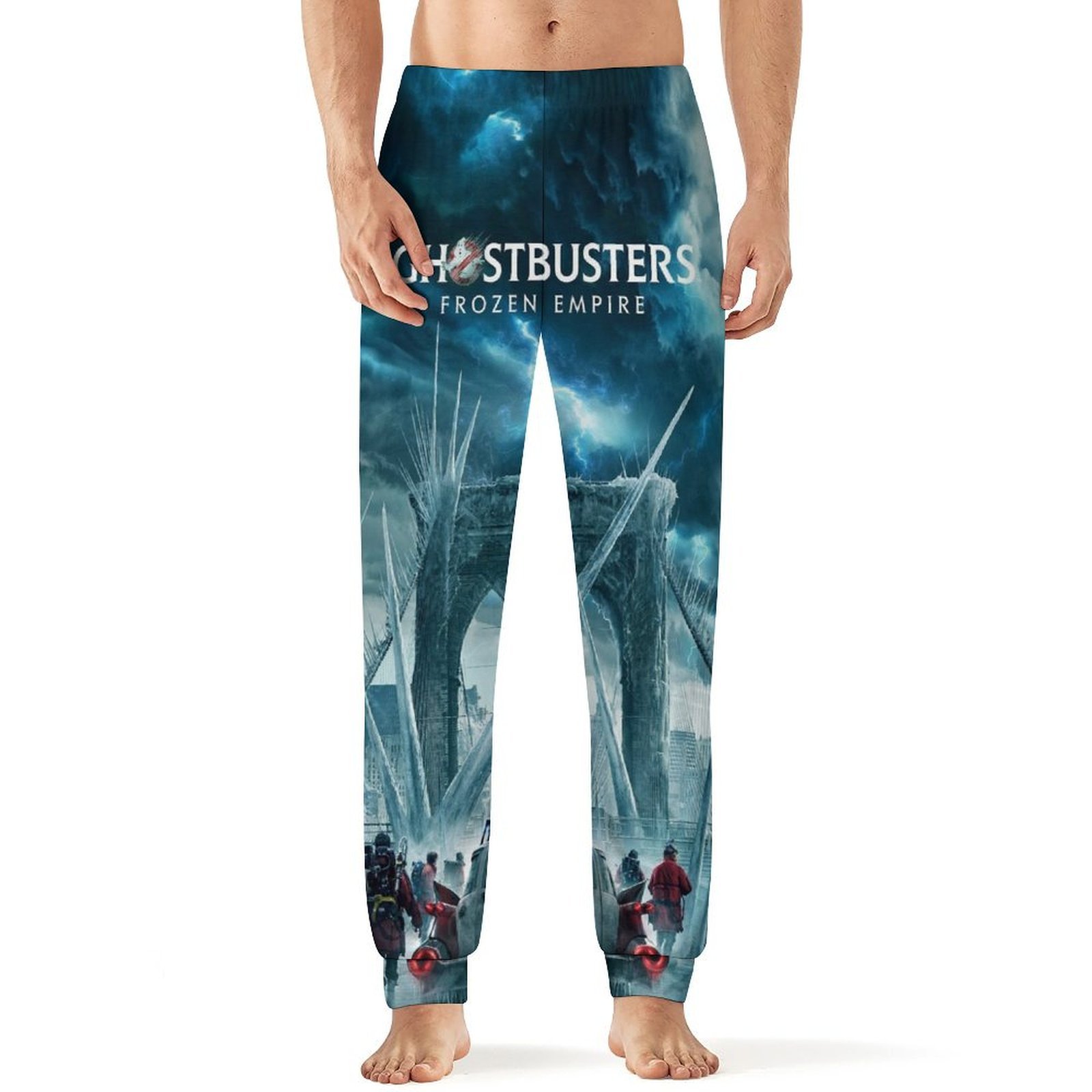 Ghostbusters Men Pajama Pants Bottoms Lounge Pants Elastic Waist Loose ...