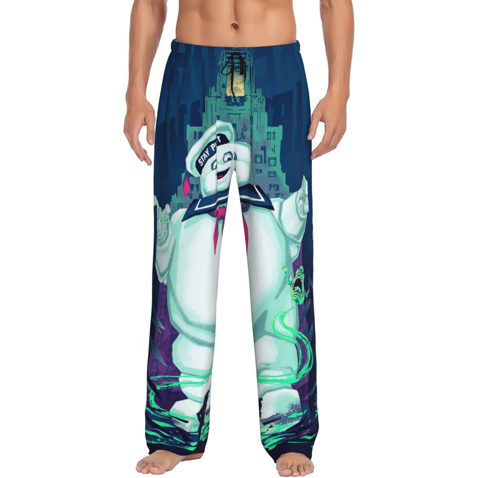 Ghostbusters Men's Pajama Pants Super Soft Comfy Sleep Lounge Pants ...