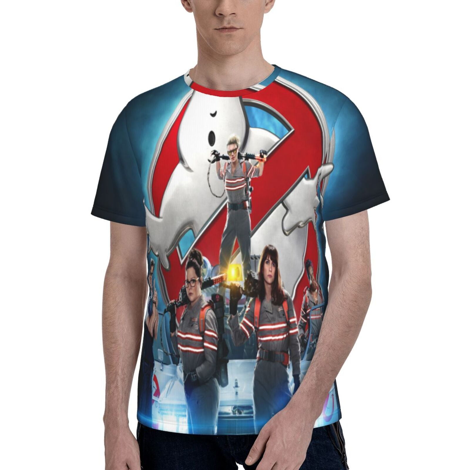Ghostbusters Mens 3d Graphic Print Shirts Casual Short Sleeve Tee Shirts - Walmart.com