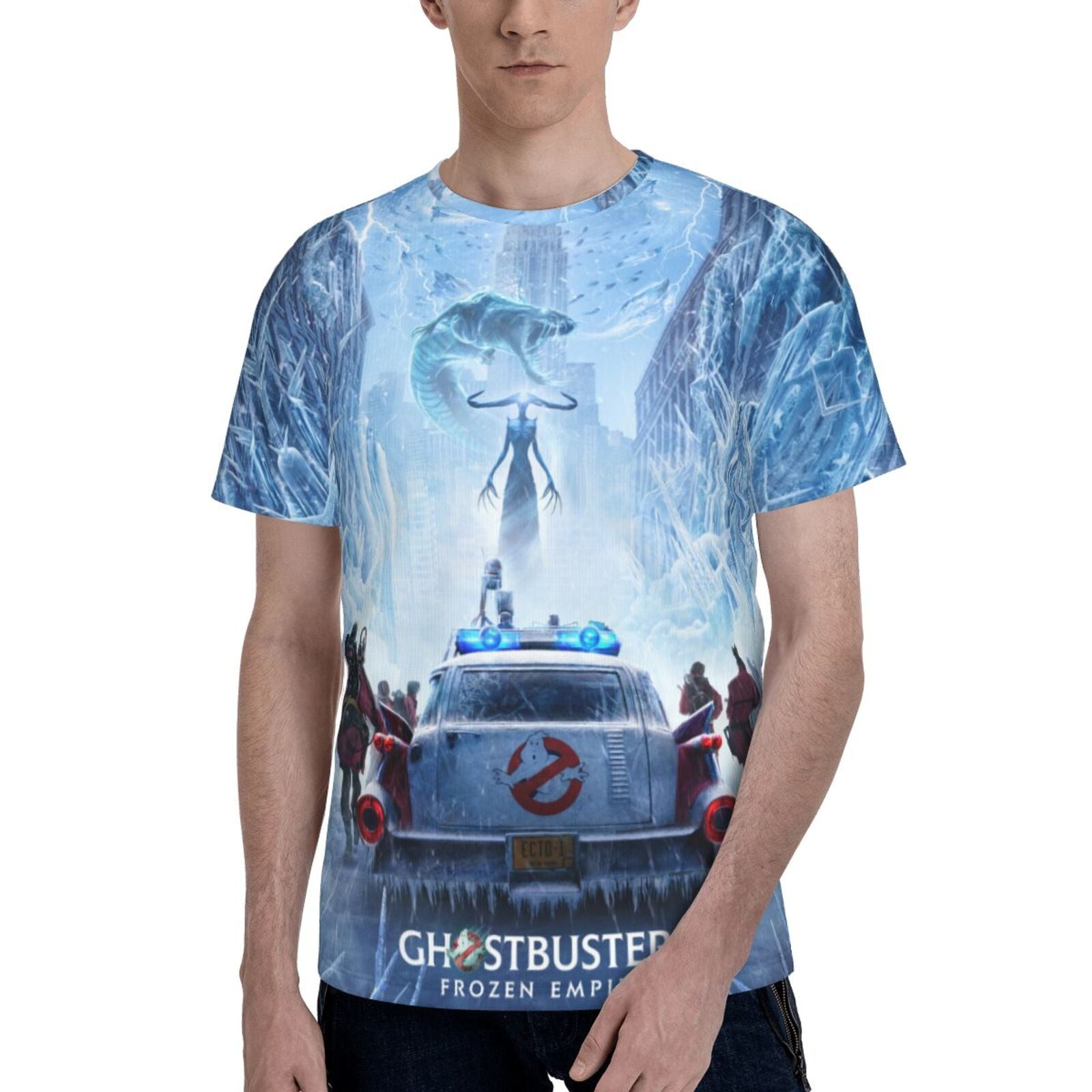 Ghostbusters Mens 3d Graphic Print Shirts Casual Short Sleeve Tee Shirts - Walmart.com