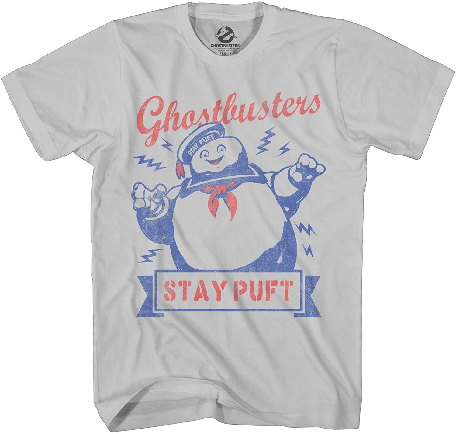 Ghostbusters Mens Stay Puft Shirt Stay Puft Logo Tee Shirt Graphic T ...
