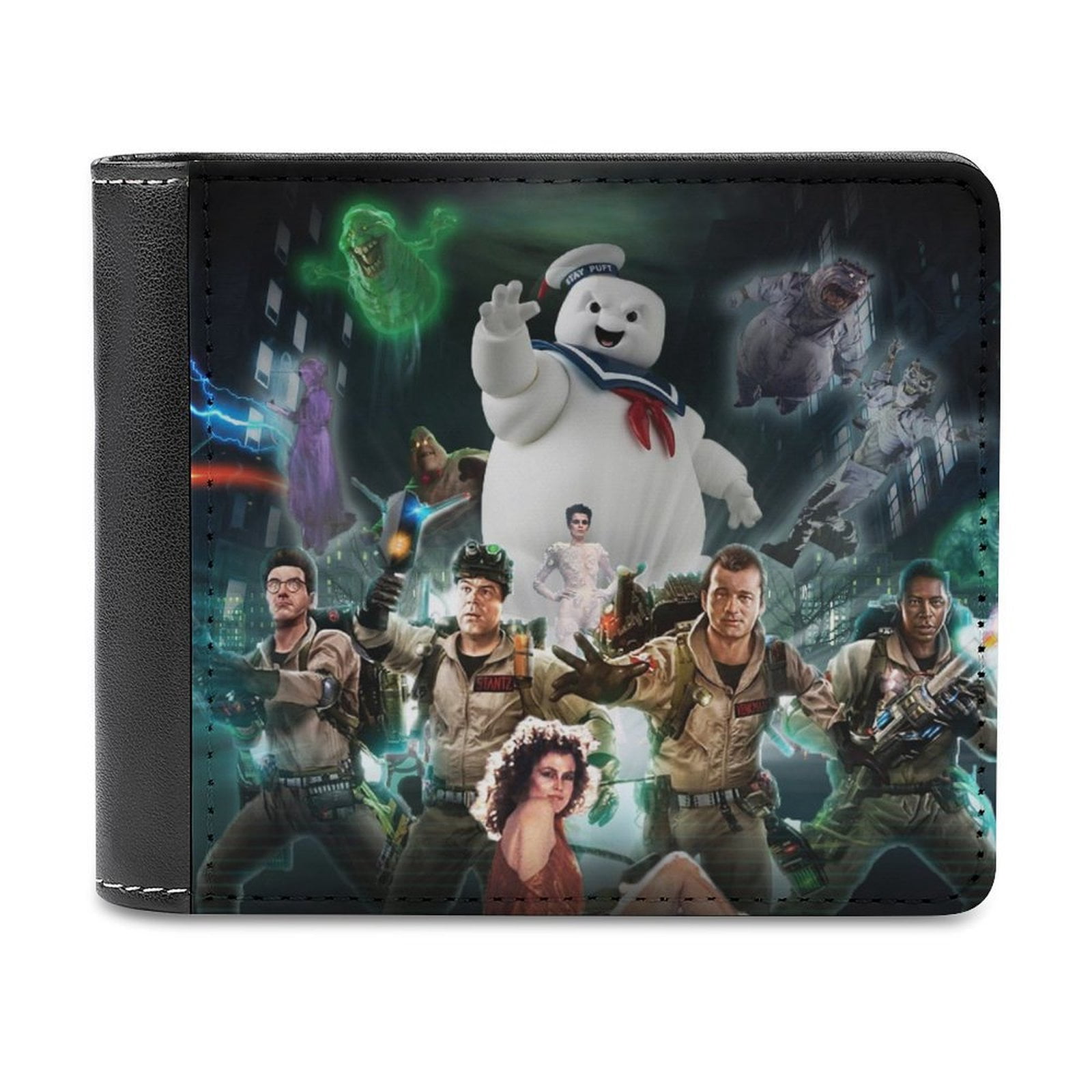 Ghostbusters Mens Wallet Genuine Leather Bifold Extra Capacity Bifold ...