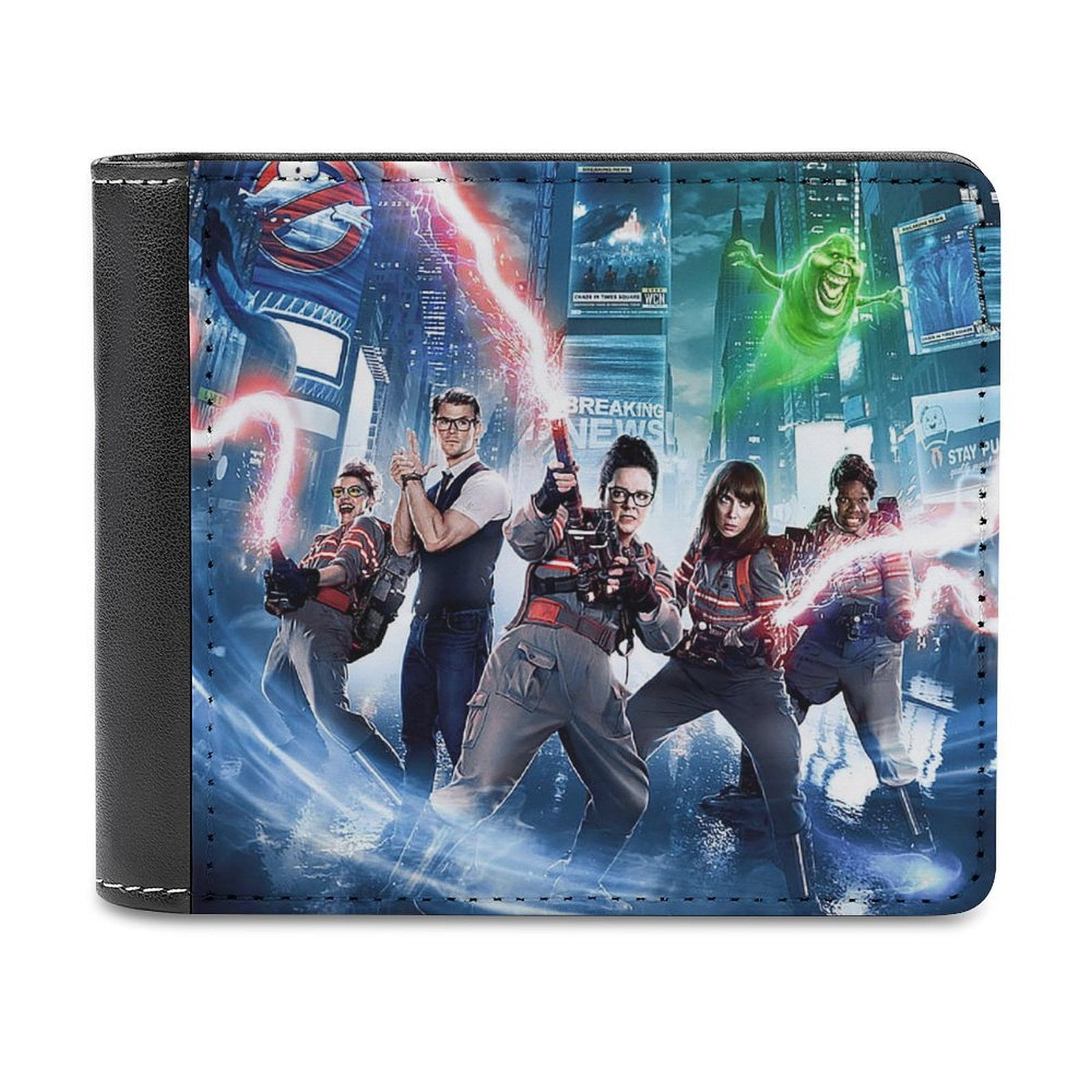 Ghostbusters Mens Wallet Genuine Leather Bifold Extra Capacity Bifold ...