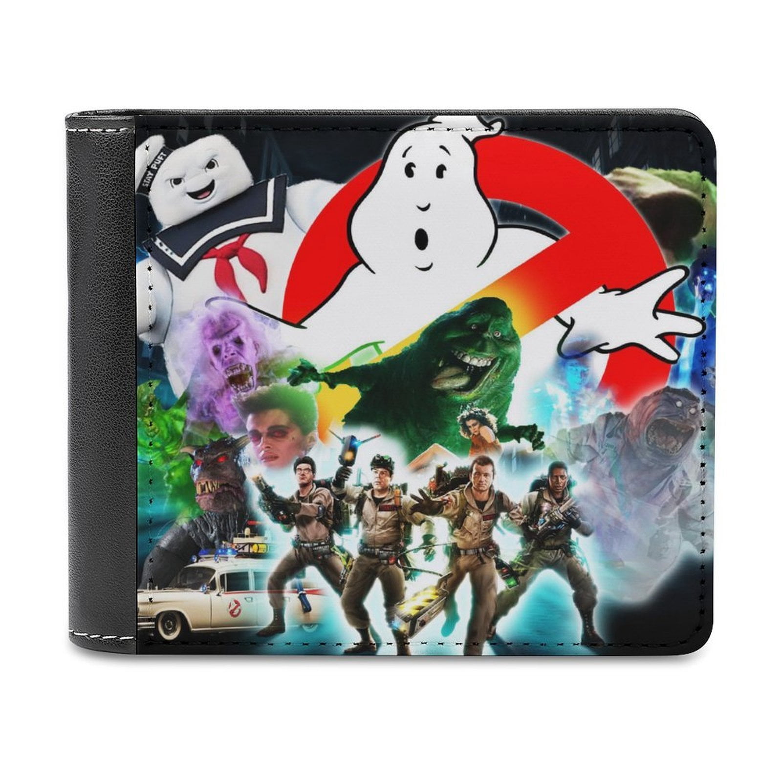 Ghostbusters Mens Wallet Genuine Leather Bifold Extra Capacity Bifold ...