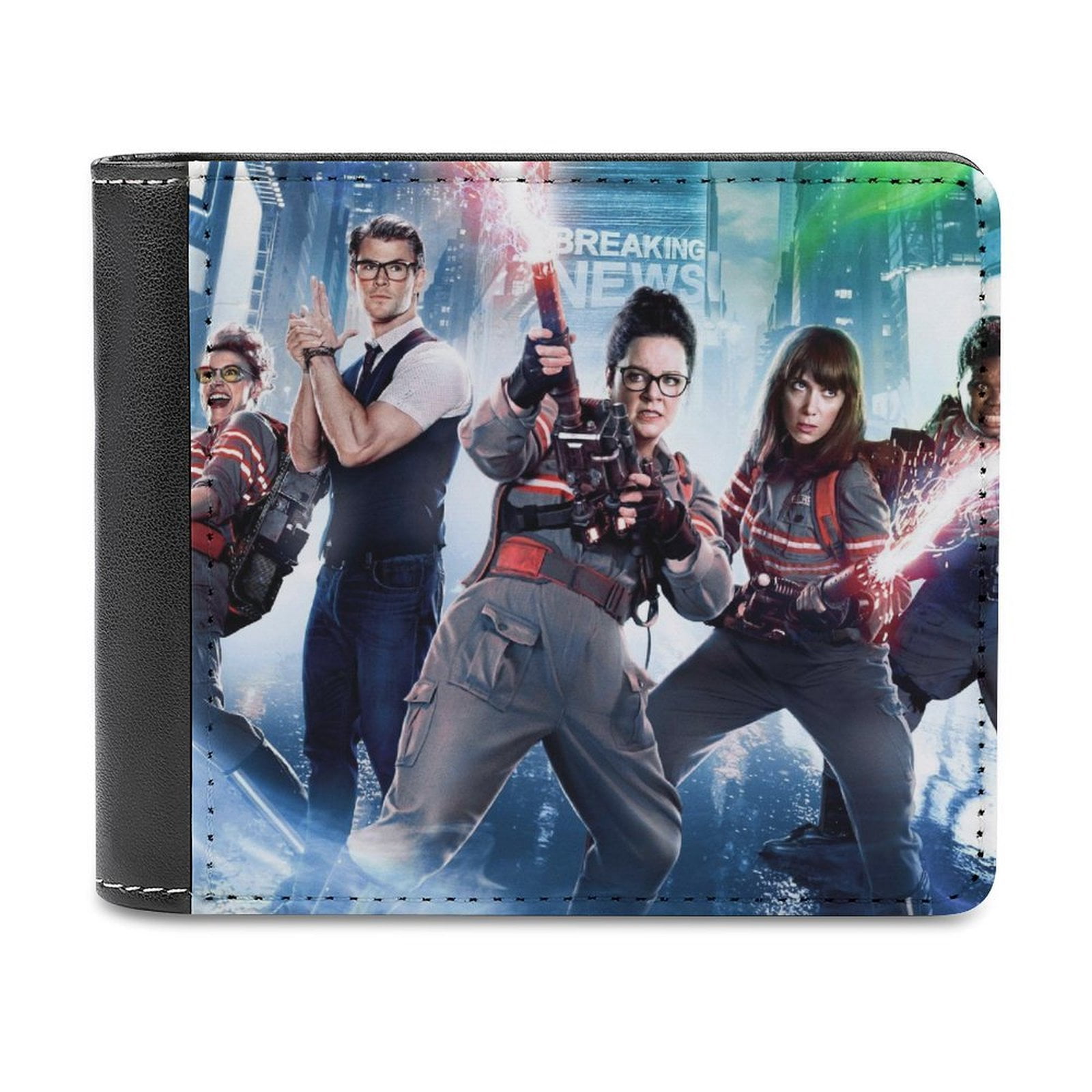 Ghostbusters Mens Wallet Genuine Leather Bifold Extra Capacity Bifold ...