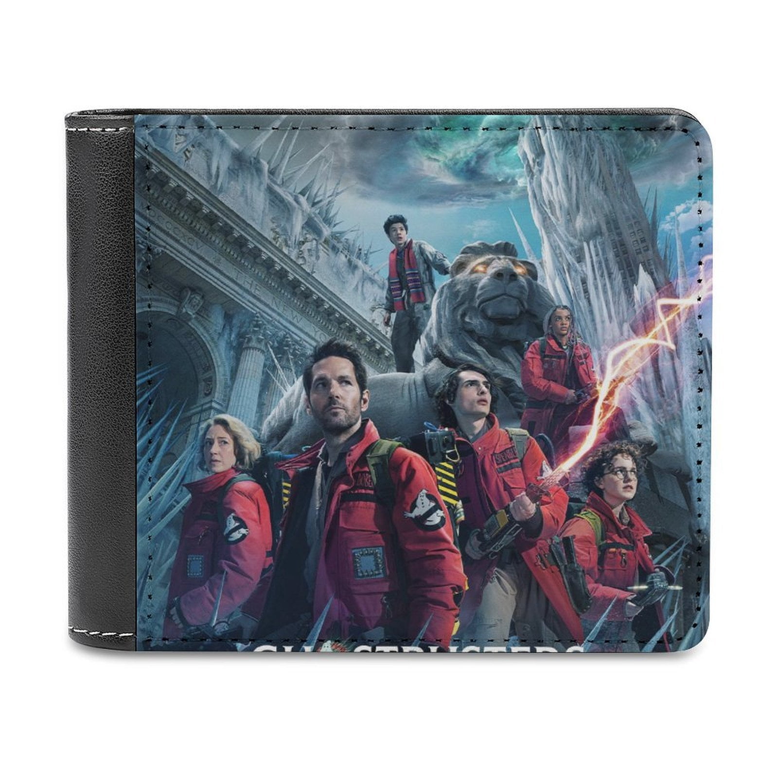 Ghostbusters Mens Wallet Genuine Leather Bifold Extra Capacity Bifold ...