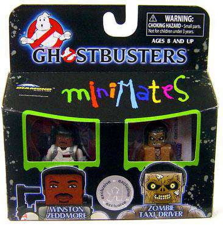 Ghostbusters Minimates Winston Zeddmore & Zombie Taxi Driver Minifigure ...