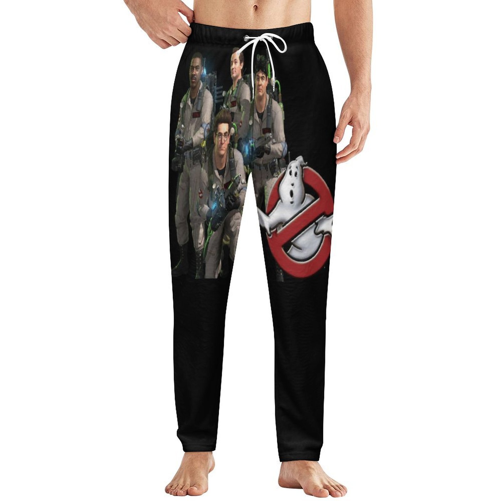 Ghostbusters Movie Flannel Men's Pajama Pants Bottoms Home Loose Plush ...