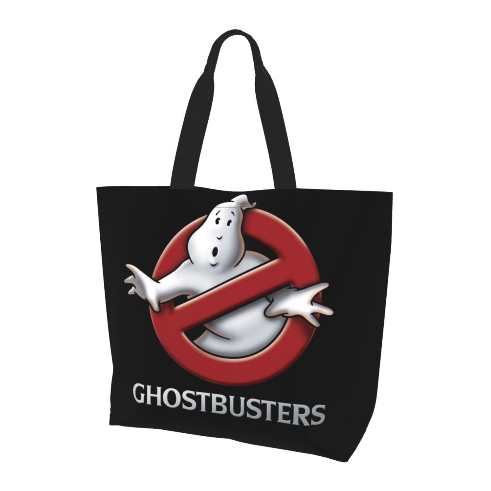 Ghostbusters Movie Logo Tote Bags Reusable Women Shoulder Bag Grocery ...