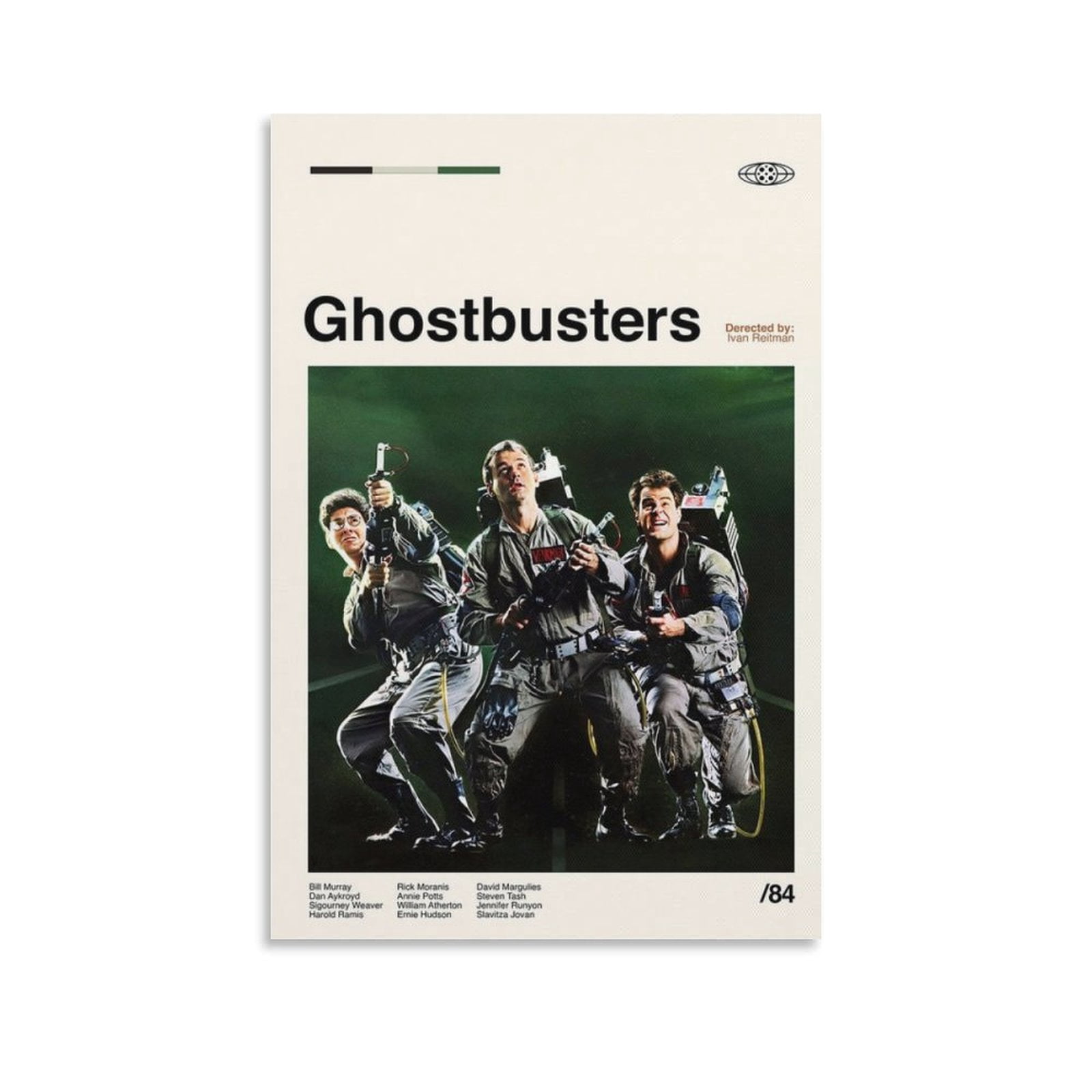 Ghostbusters Movie Poster, Ghostbusters Print, Black And White ...