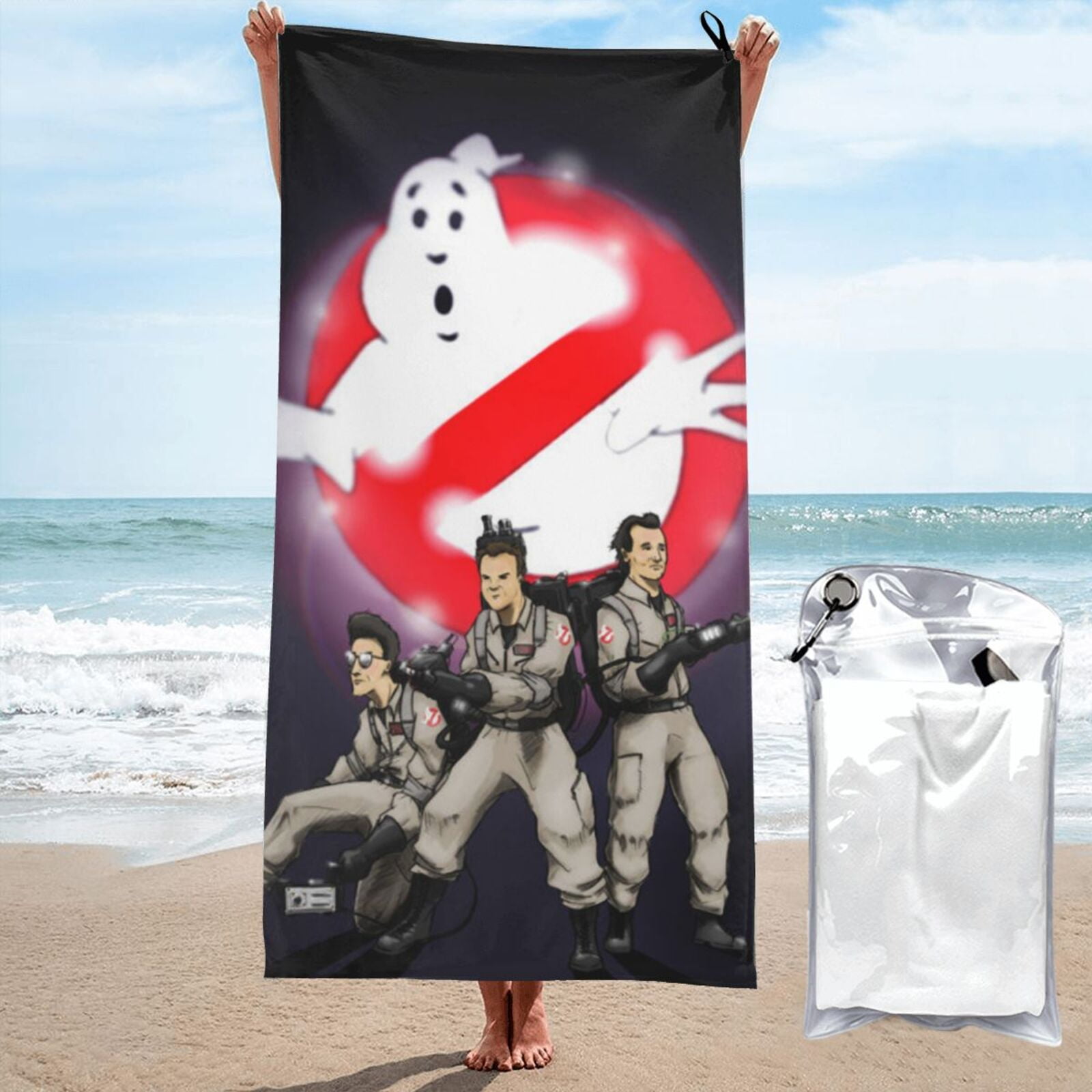 Ghostbusters Movie Quick Dry Bath Towel Lightweight Soft Absorbent ...