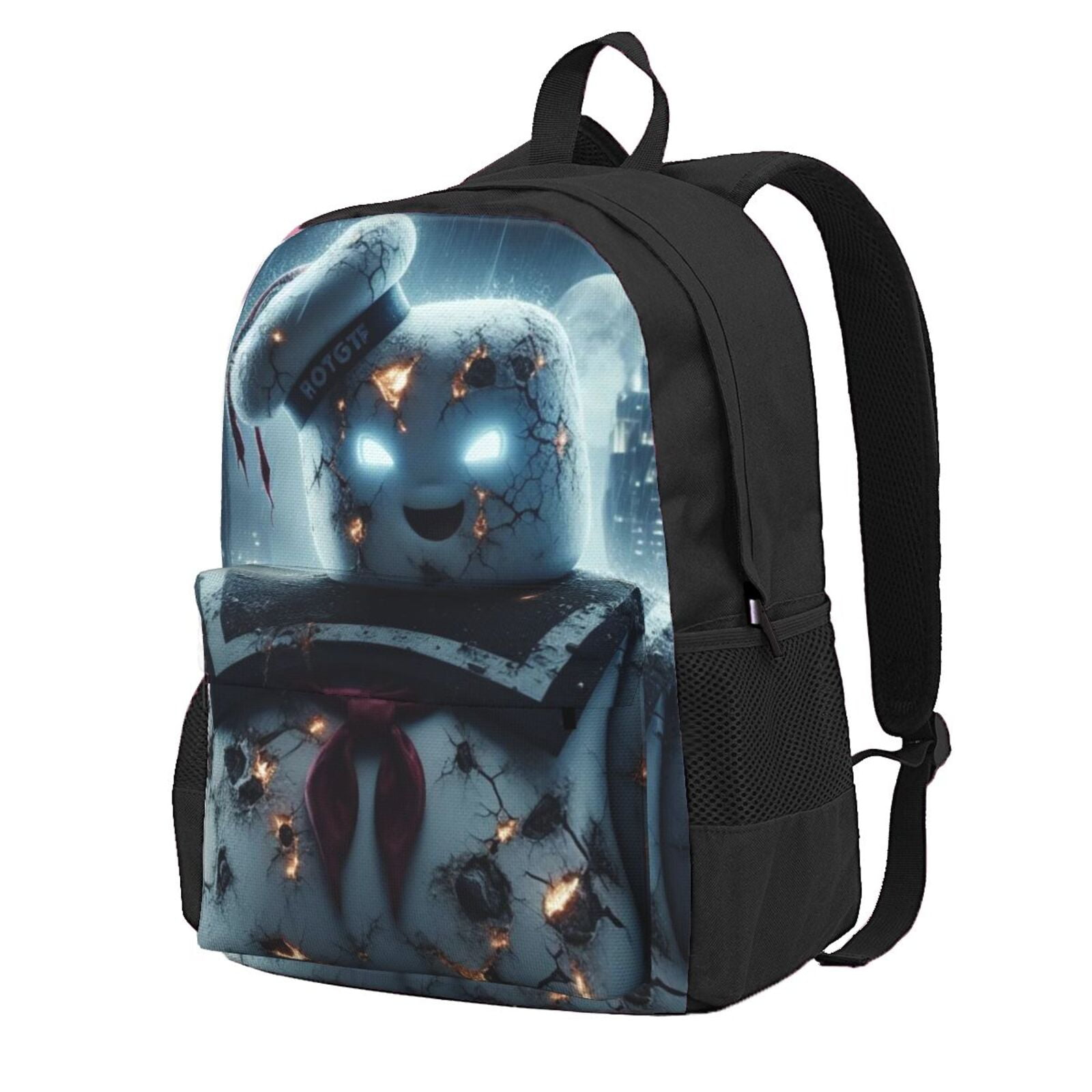 Ghostbusters Movie Stay Puft Laptop Backpack School Bag Large Capacity ...