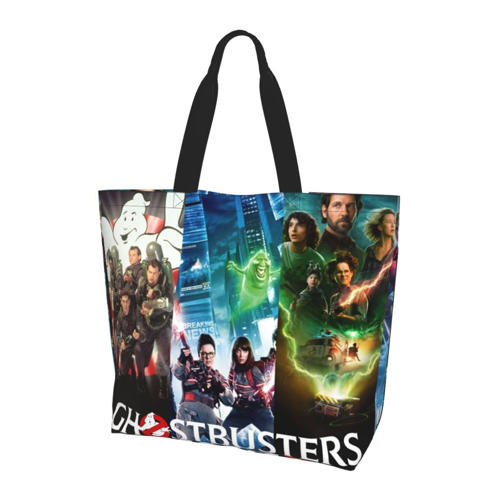 Ghostbusters Movie Tote Bags Reusable Women Shoulder Bag Grocery Bag ...