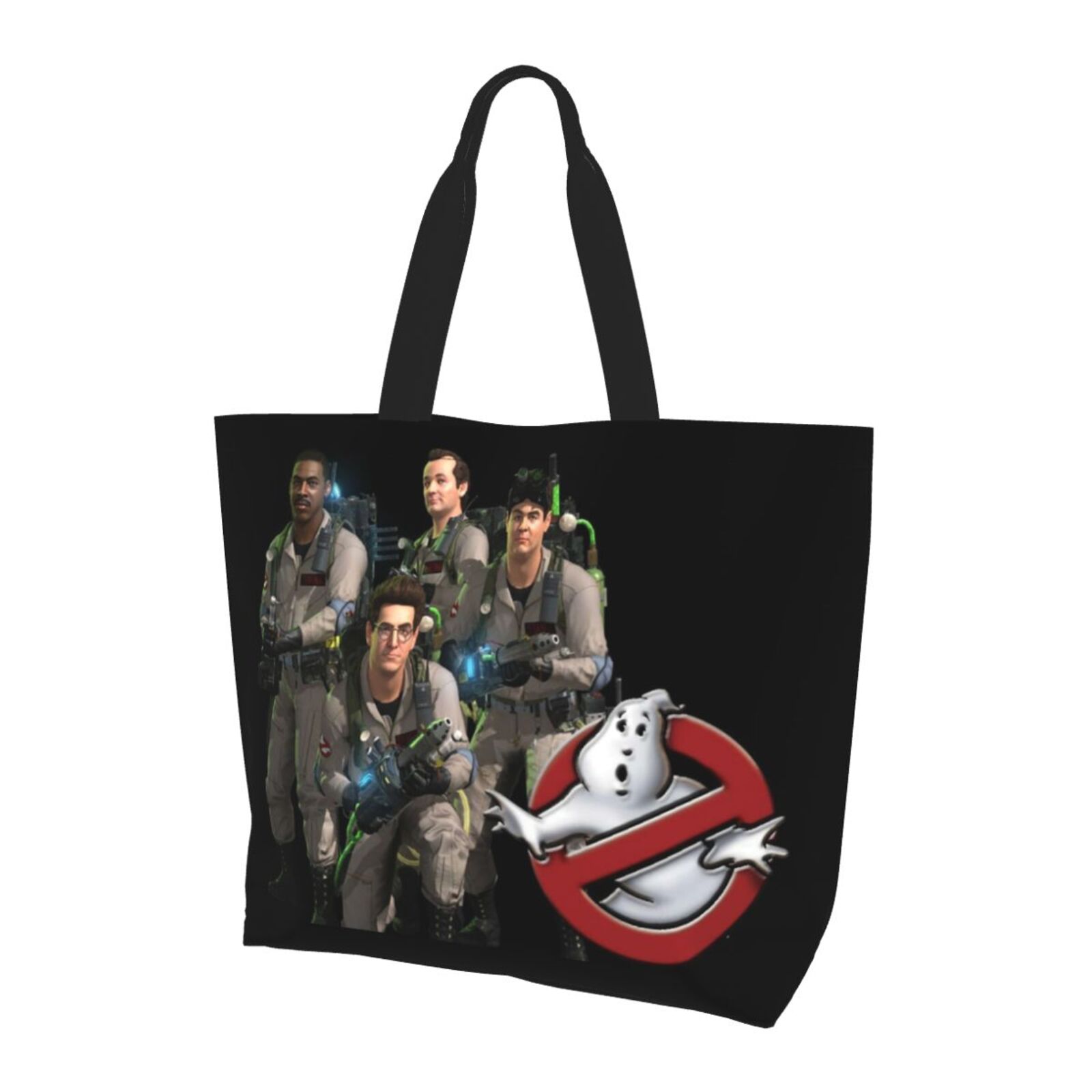 Ghostbusters Movie Tote Bags Reusable Women Shoulder Bag Grocery Bag ...