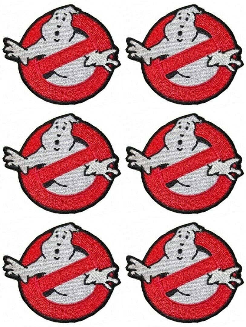 Ghostbusters No Ghost Logo 2.75 Inches Tall Embroidered Patch Set of 6 ...