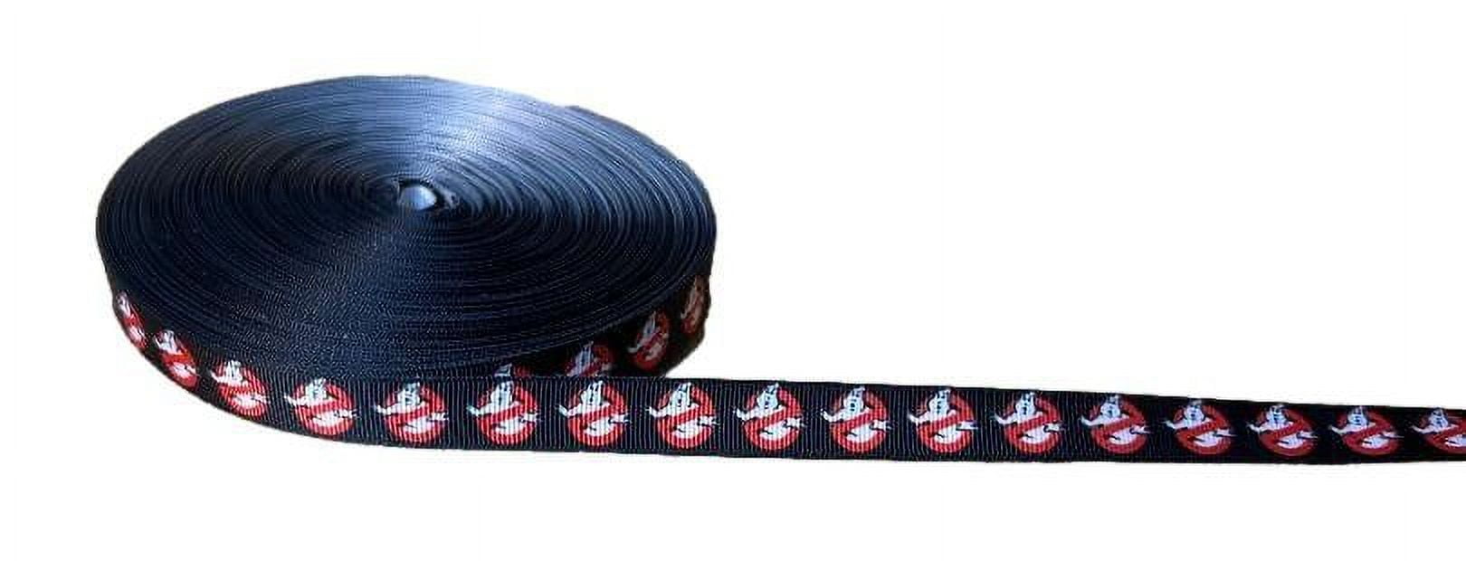 Ghostbusters No Ghost Logo Black Border 1" Wide 3 Yards Long Repeat ...