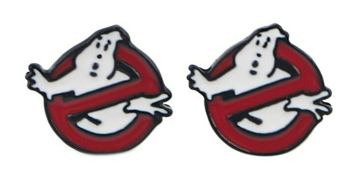 Ghostbusters No Ghost Symbol Metal Stud Earrings - Walmart.com