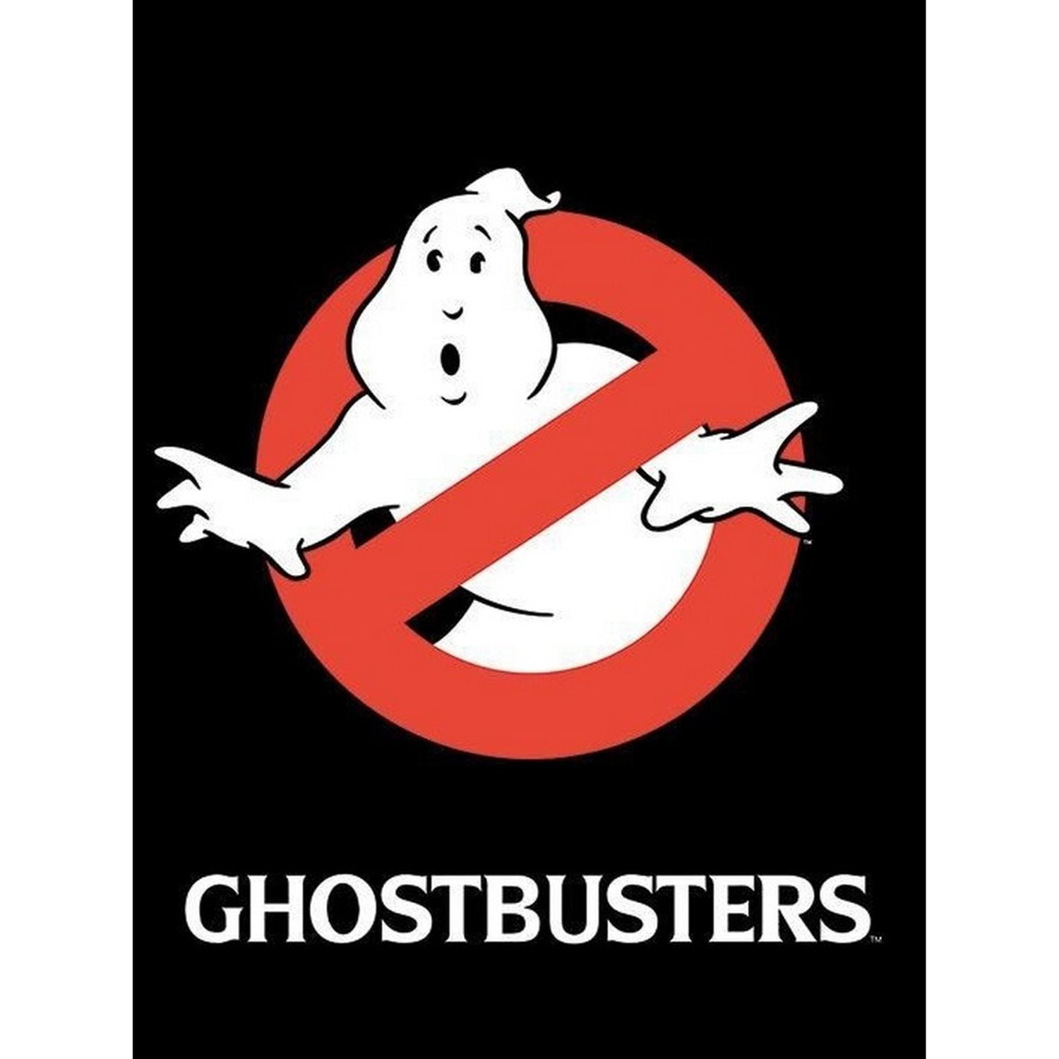 Ghostbusters No Ghosts Logo Canvas Print - Walmart.com