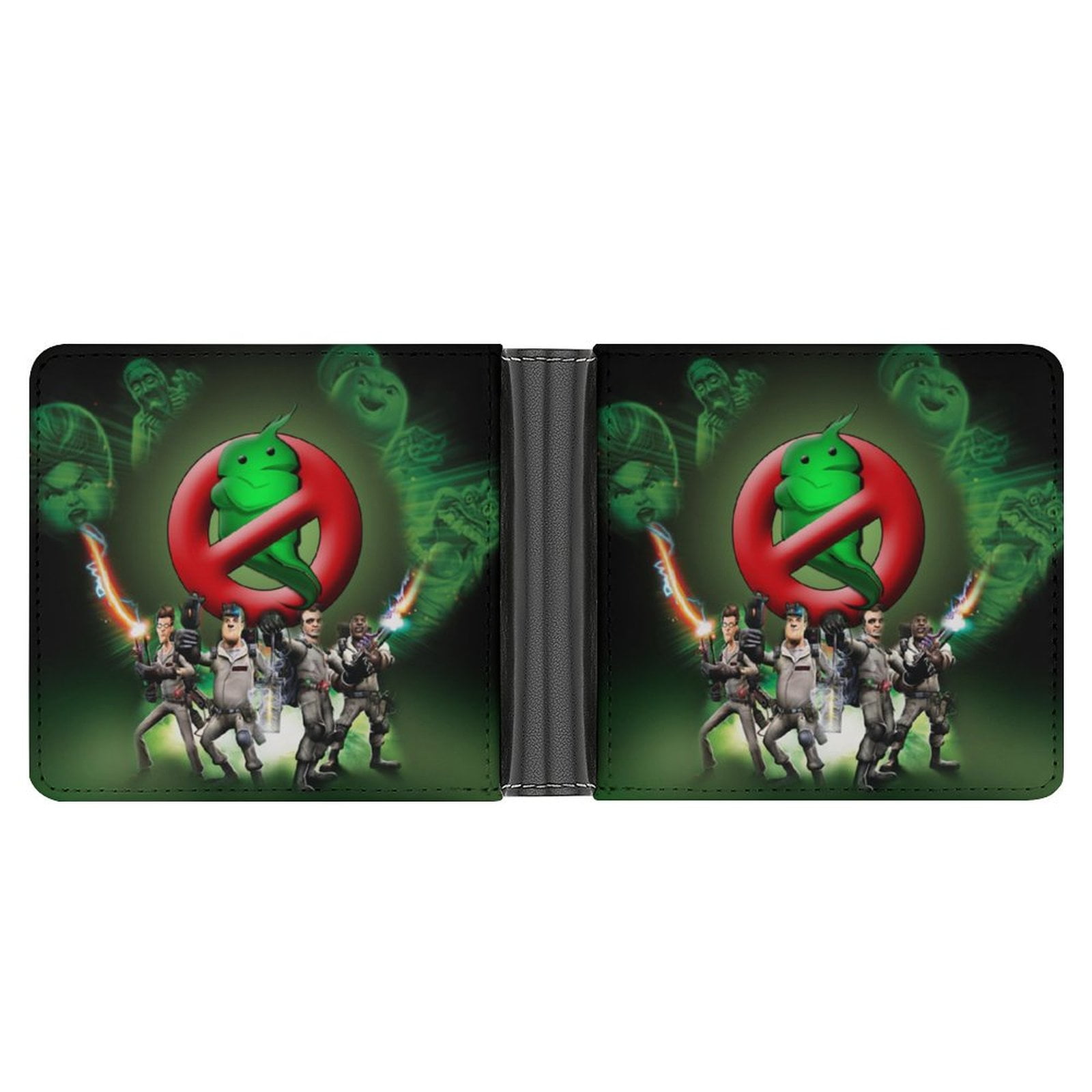 Ghostbusters PU Leather Bifold Wallet Money Organizers Gift With Card ...