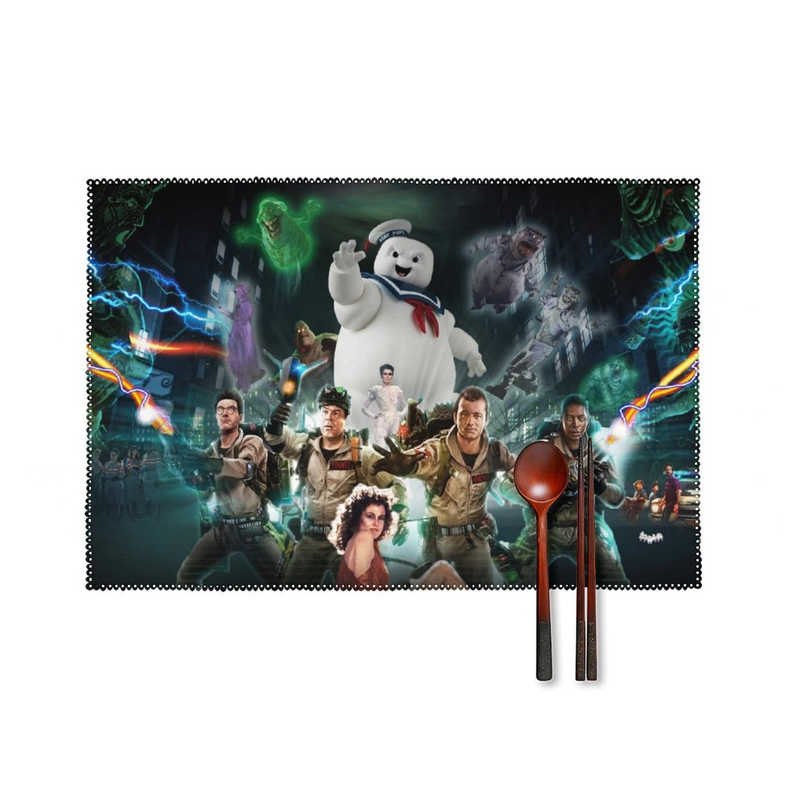 Ghostbusters Placemats Set of 4, Decorative Place Mats for Kitchen ...