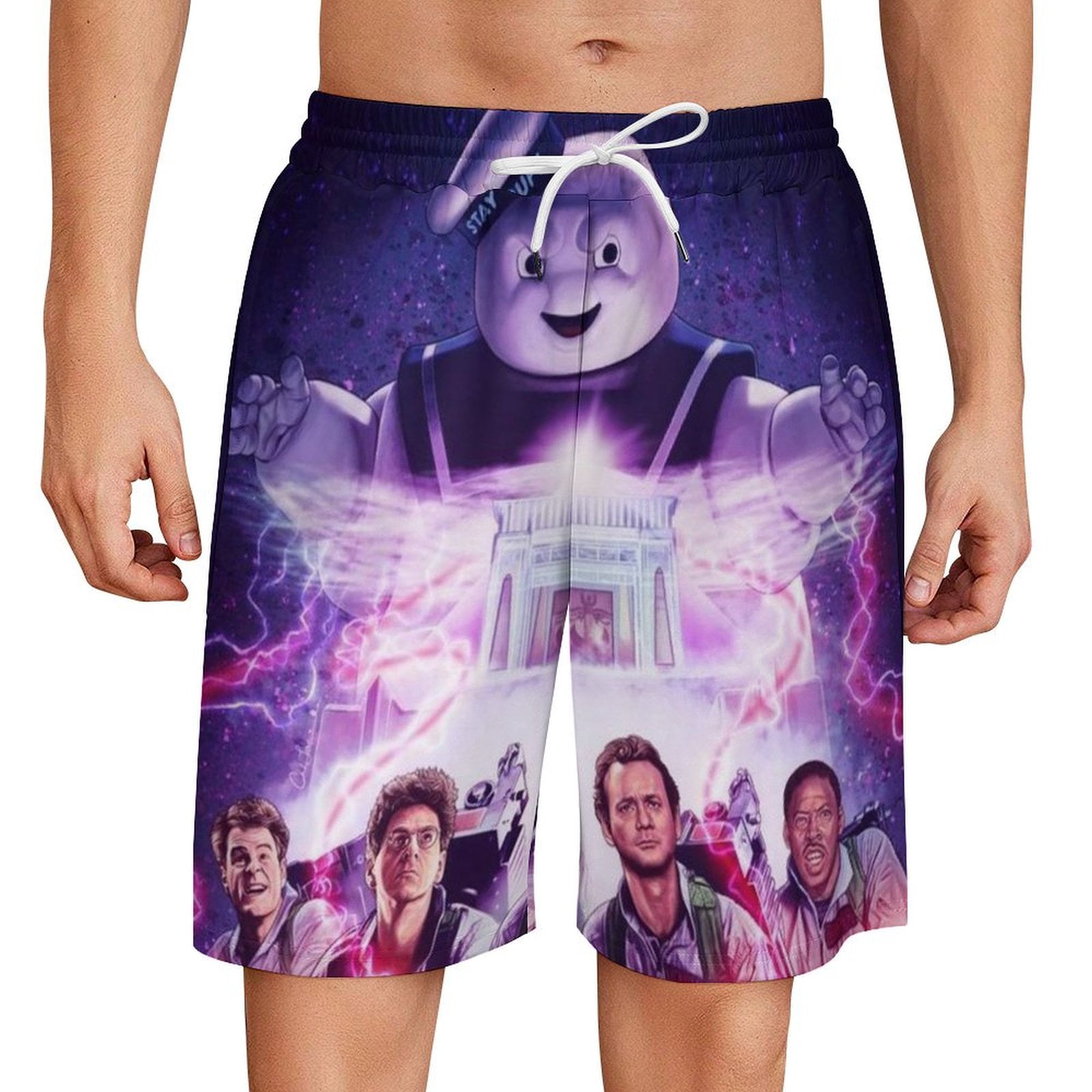 Ghostbusters Poster Short Sweatpants Summer Daily Cozy Lounge Shorts 3D ...