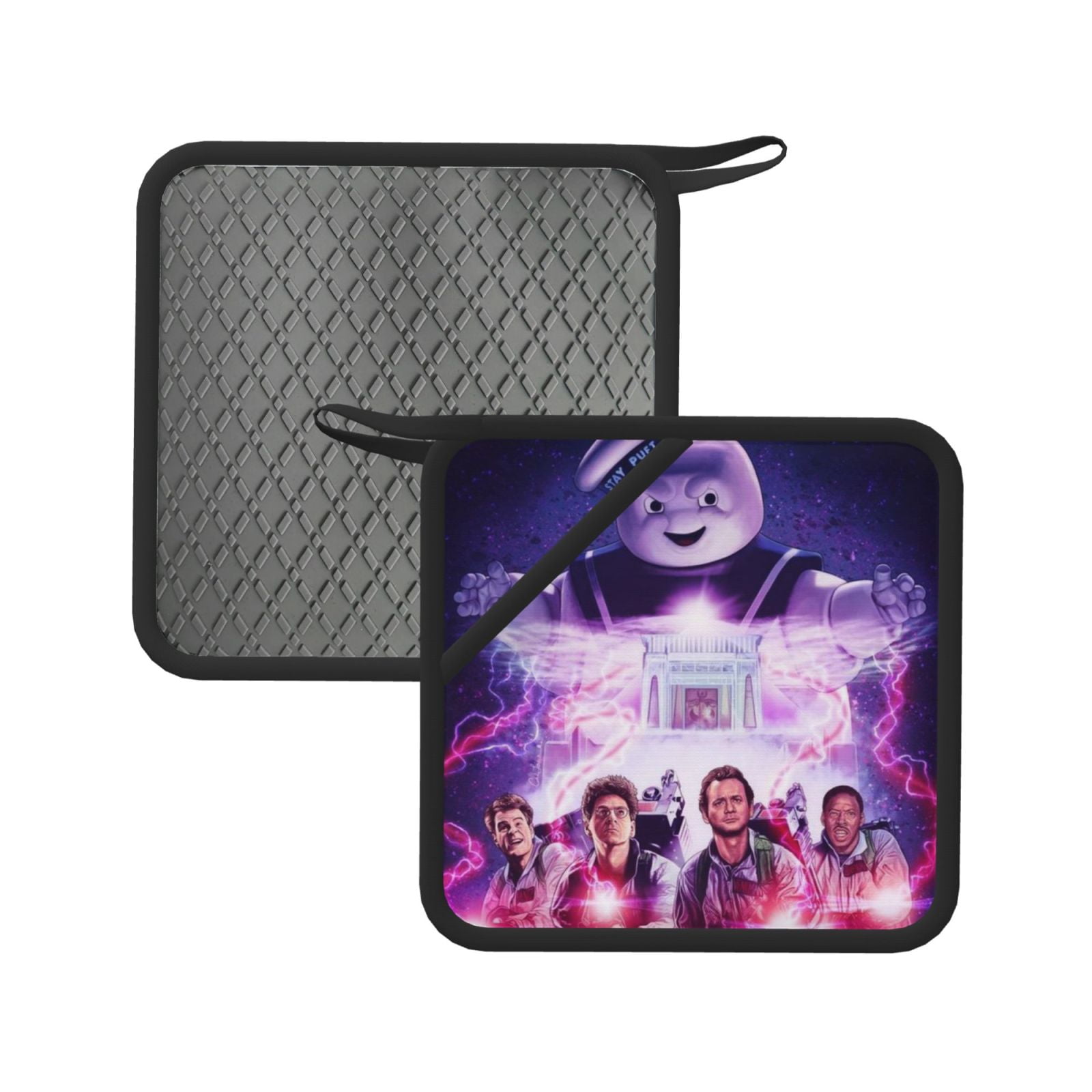 Ghostbusters Poster Silicone Anti-hot Pad Sets 2-Piece Heat Resistant ...