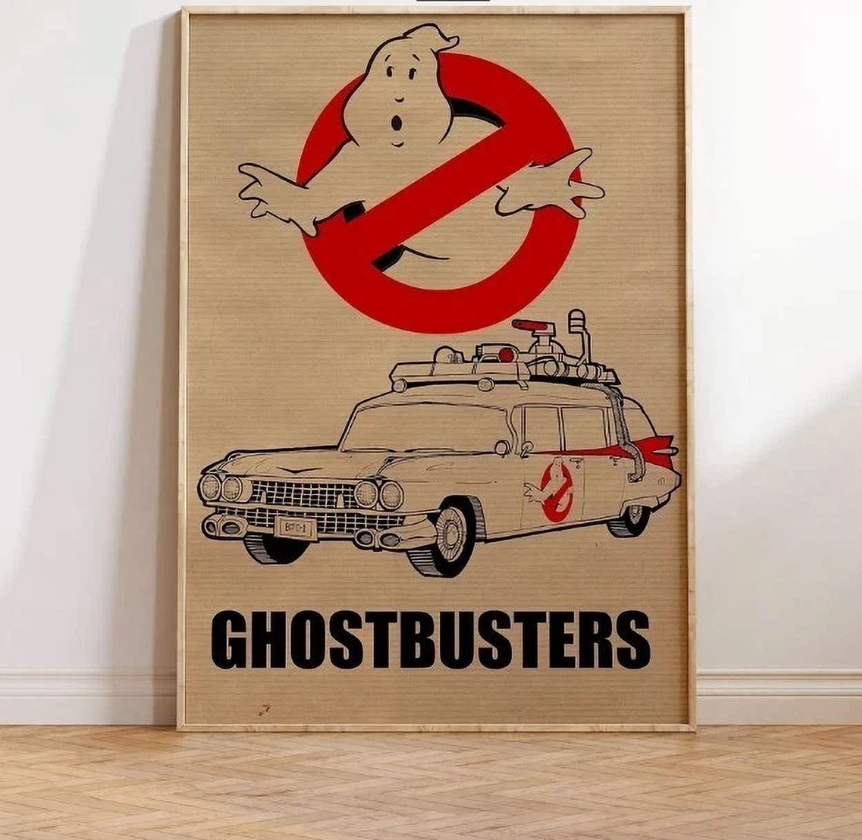 Ghostbusters Poster, Supernatural Comedy Wall Art 3 NO FRAMED POSTER ...