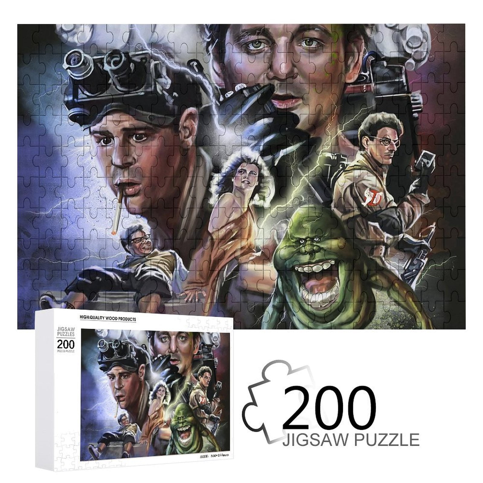 Ghostbusters Puzzle For Adults & Kids - 200 PCS Jigsaw Puzzle - Walmart.com