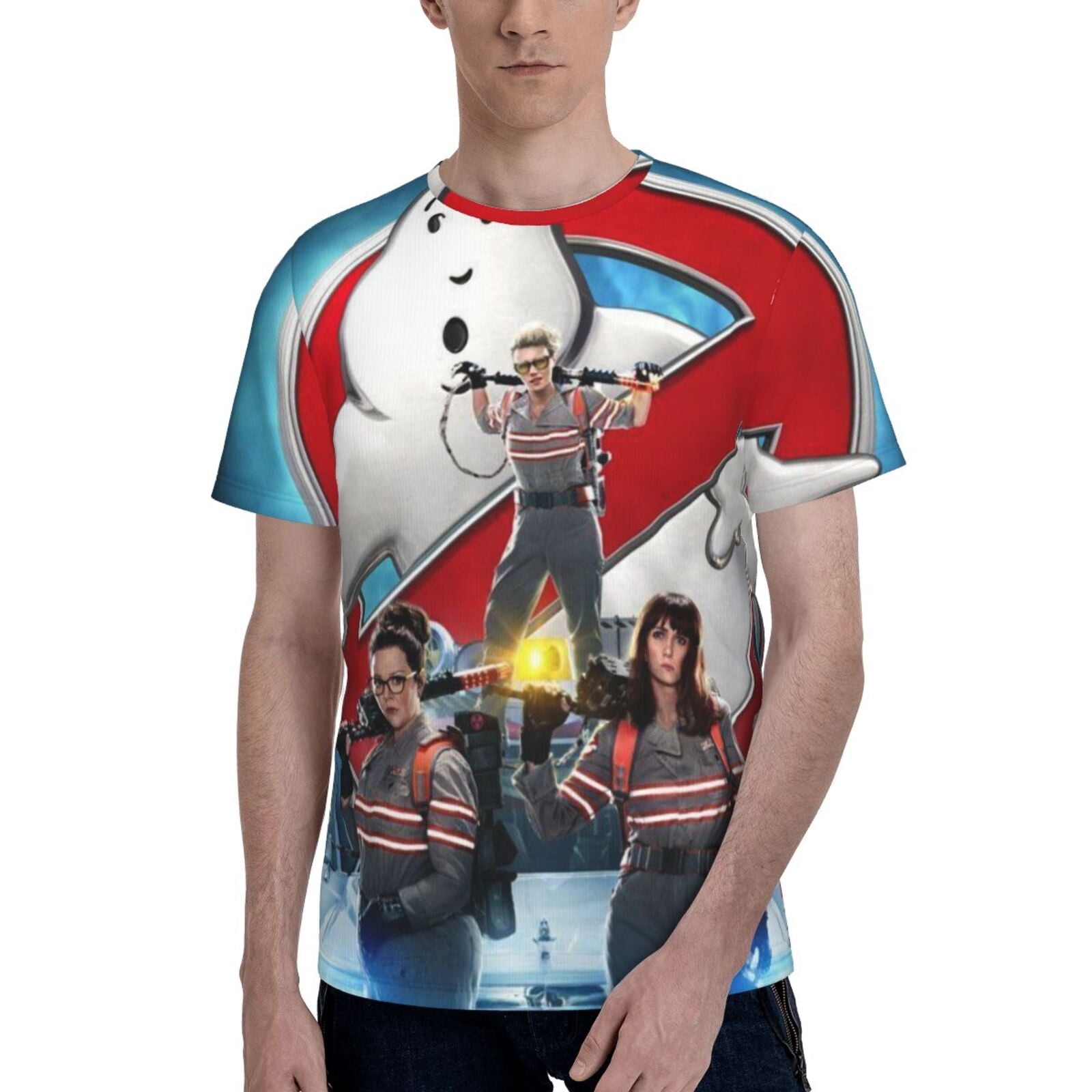 Ghostbusters Shirt 3d Printed T Shirt Crewneck Short Sleeve Top Tees ...