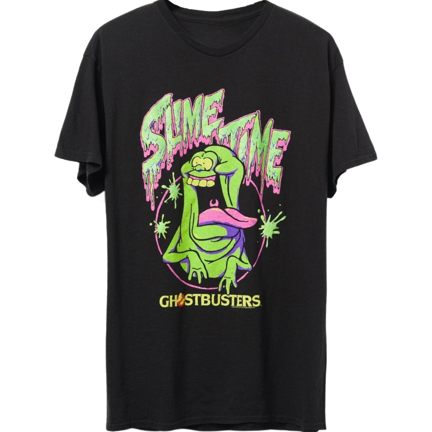 Ghostbusters Slime Time Flea Market Tee100% cotton - Walmart.com