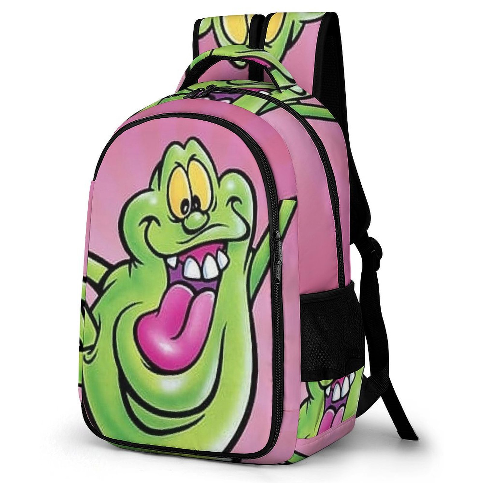 Ghostbusters Slimer Cartoon School Bag Laptop Backpack Bookbag Satchel ...