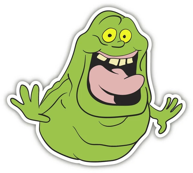 Ghostbusters Slimer Cartoon Sticker Decalphone Decal Water Bottle ...