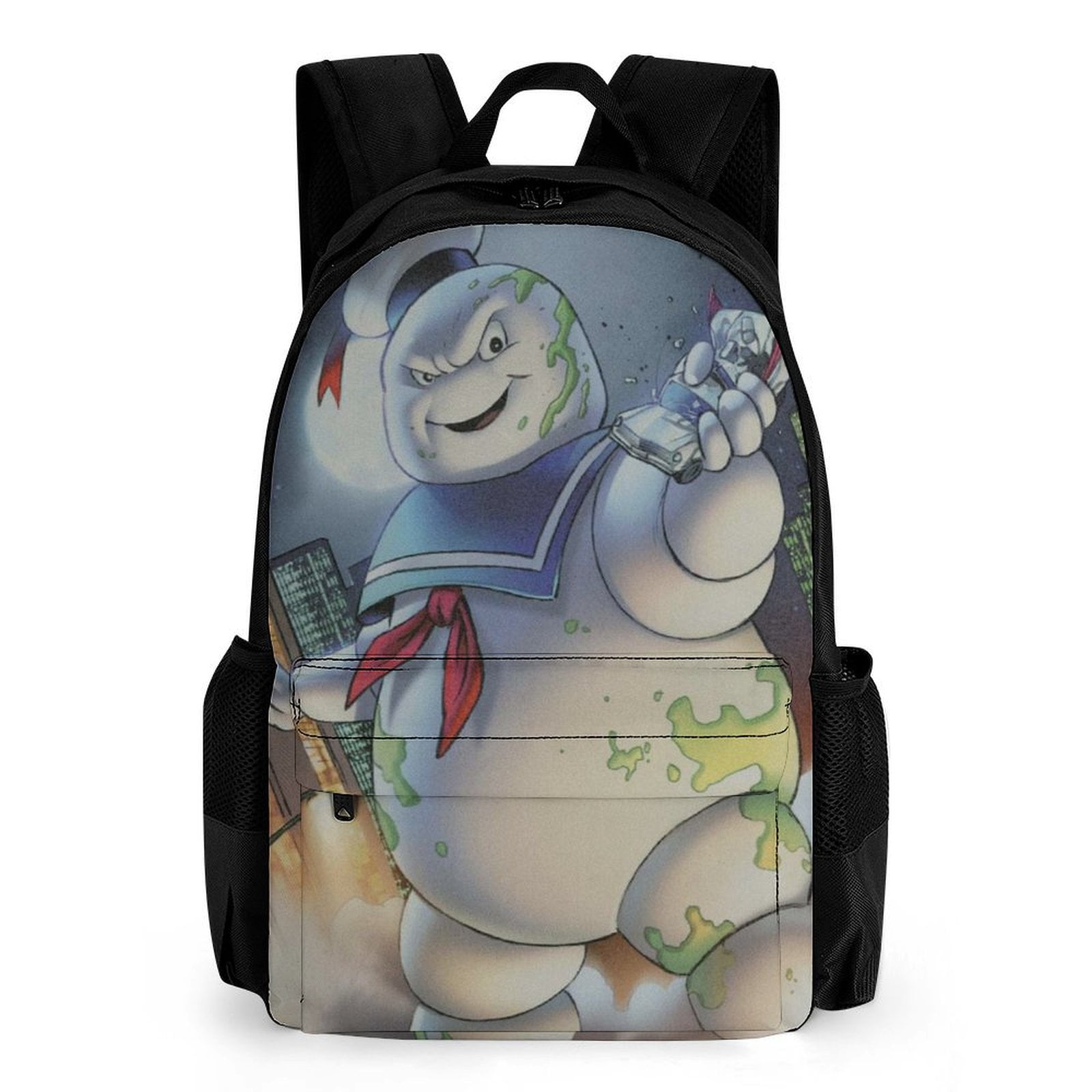 Ghostbusters Stay Puft Backpack Student Satchel Schoolbag Bookbag ...