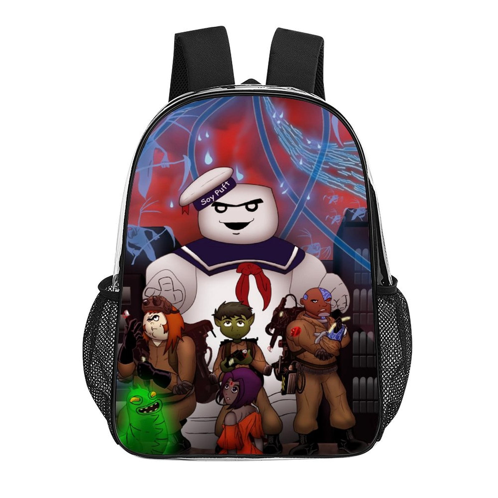 Ghostbusters Stay-Puft Clear Backpack Transparent Bag 17 Inch Large ...