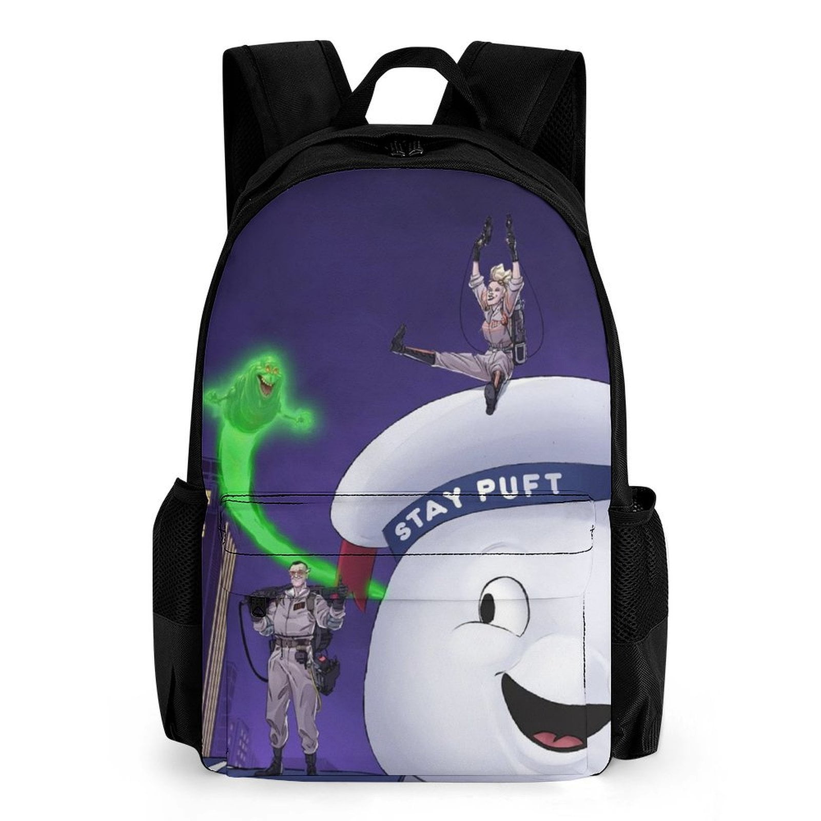 Ghostbusters Stay Puft Film Backpack Student Satchel Schoolbag Bookbag ...