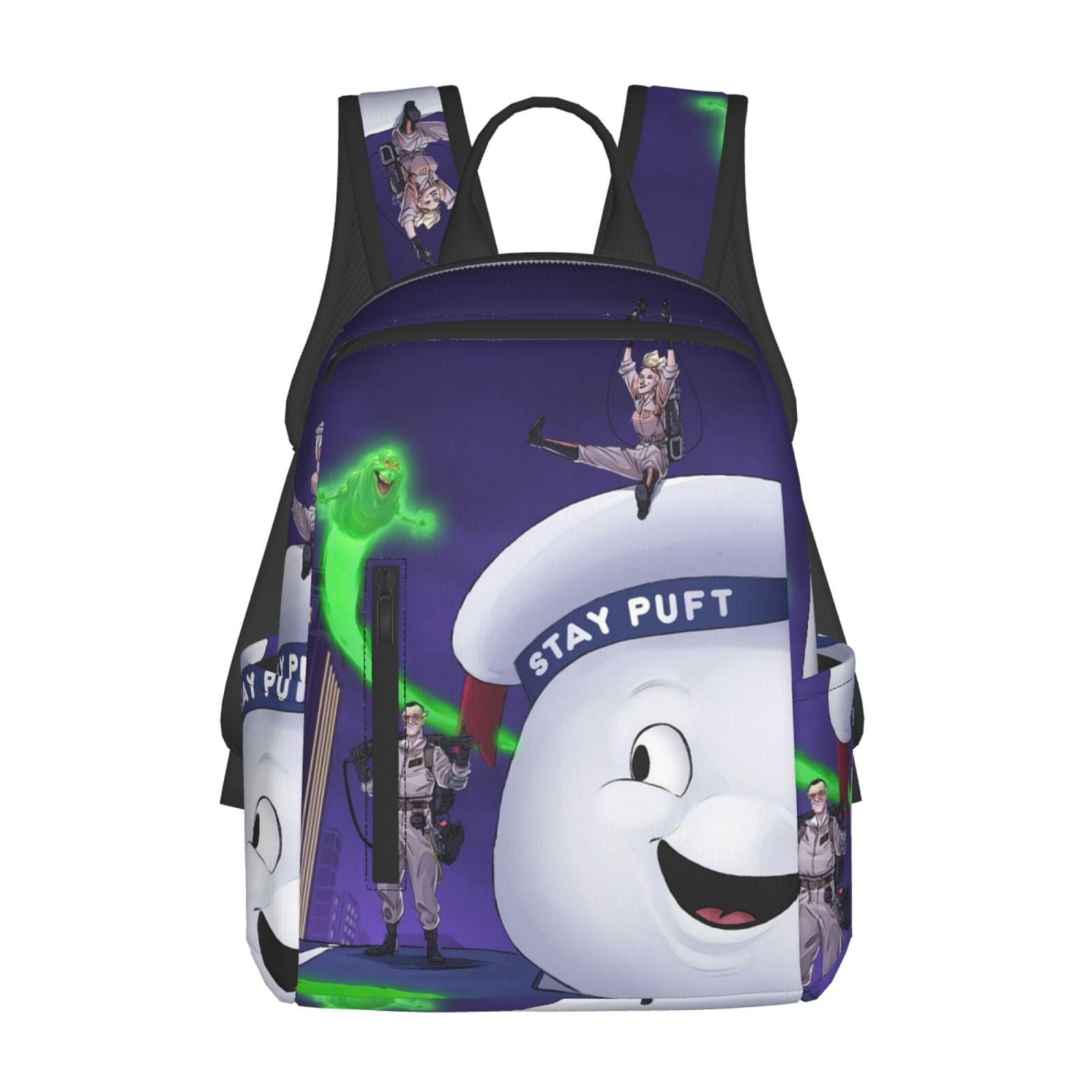 Ghostbusters Stay Puft Film Backpack Student School Bag Bookbag Satchel ...