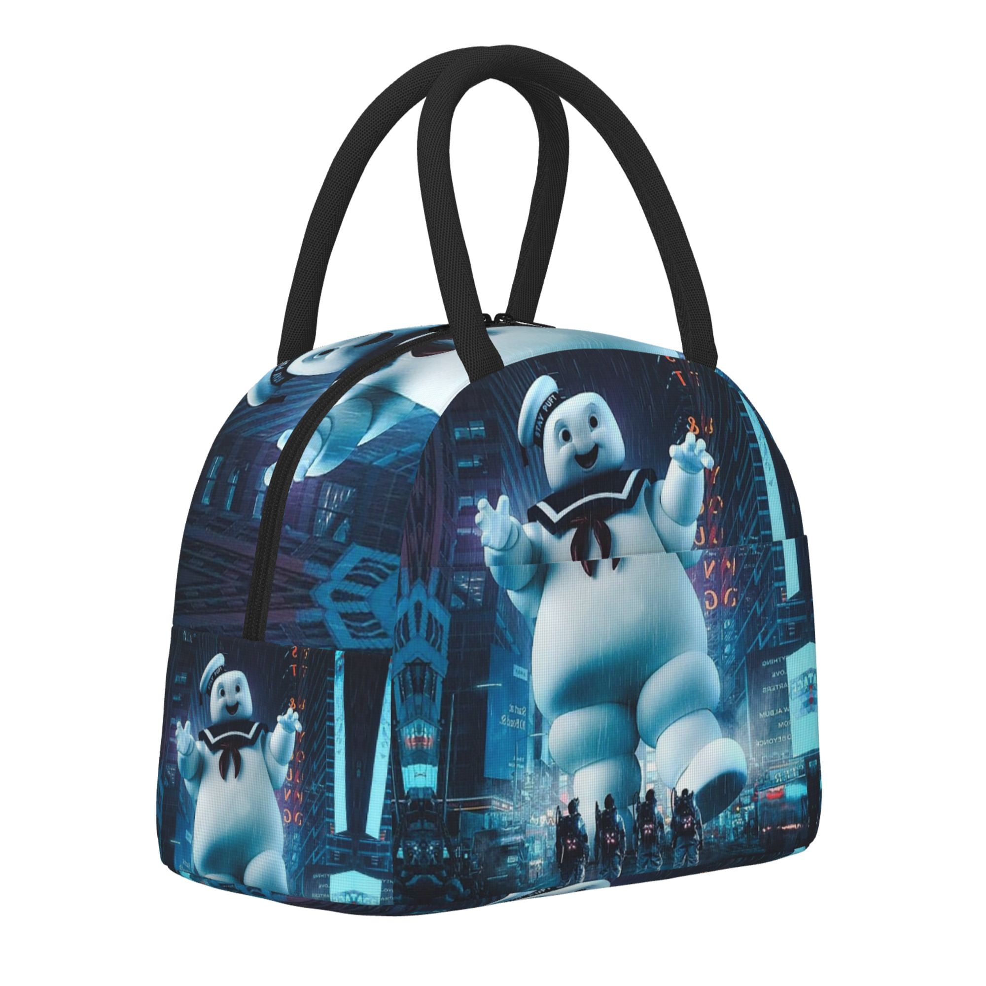 Ghostbusters Stay Puft Large Capacity Lunch Bag Portable Tote Bag ...