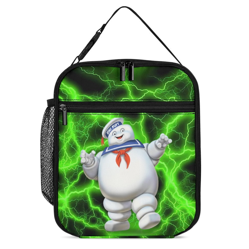 Ghostbusters Stay Puft Lunch Bag Insulated Lunch Box Meal Cooler Bag ...