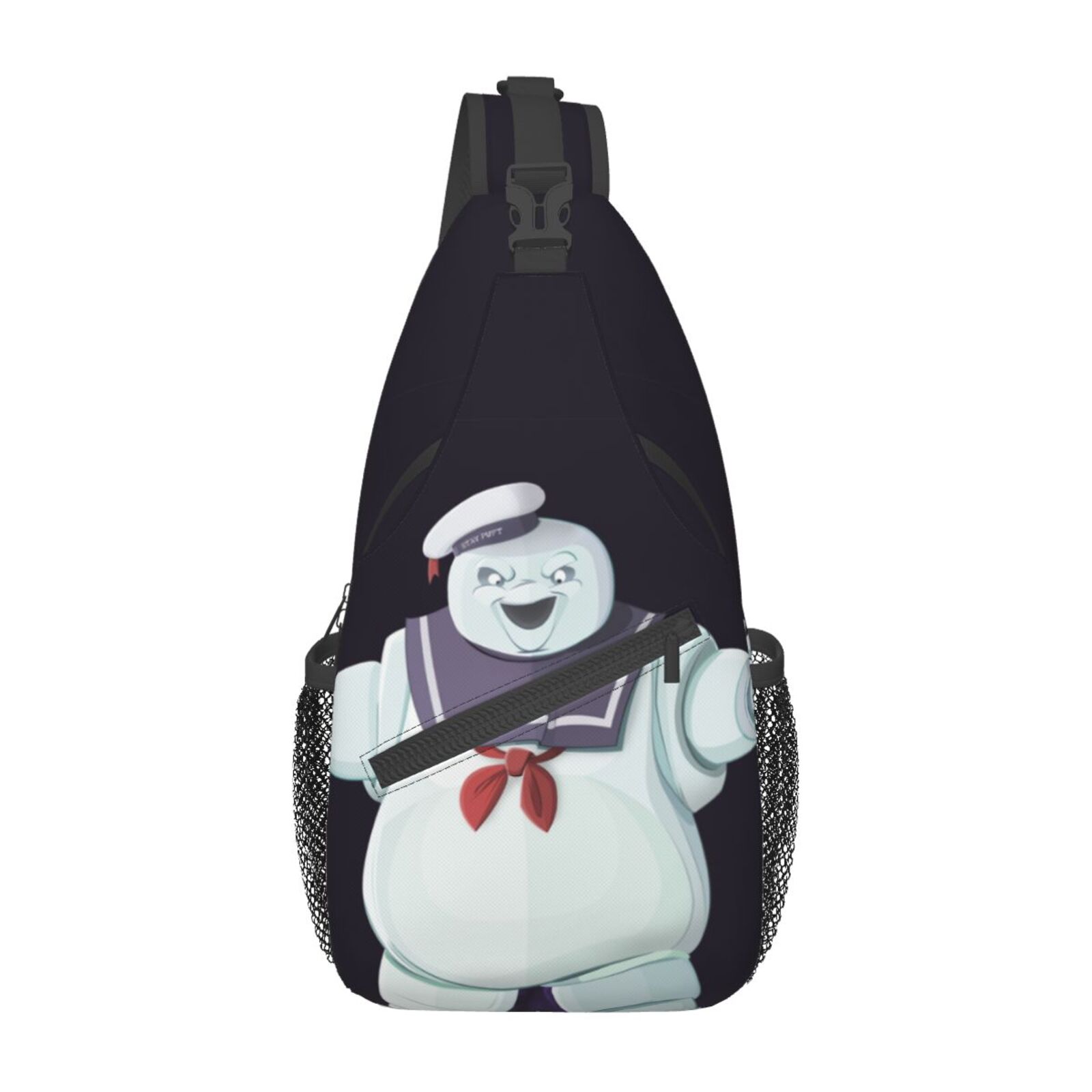 Ghostbusters Stay-Puft-Marshmallow Sling Bag Crossbody Backpack Chest ...