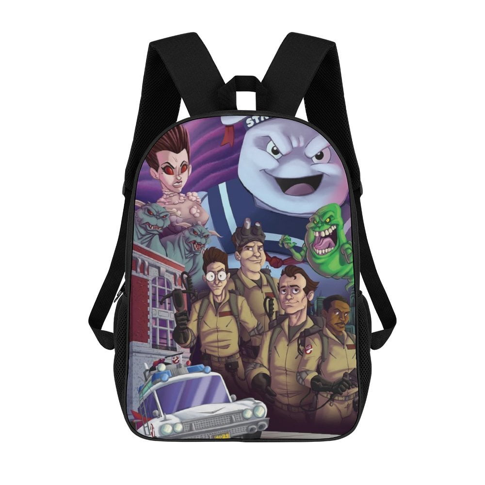 Ghostbusters Stay Puft Marshmellow Backpack 17 Inch Shoulder Bag Sturdy ...