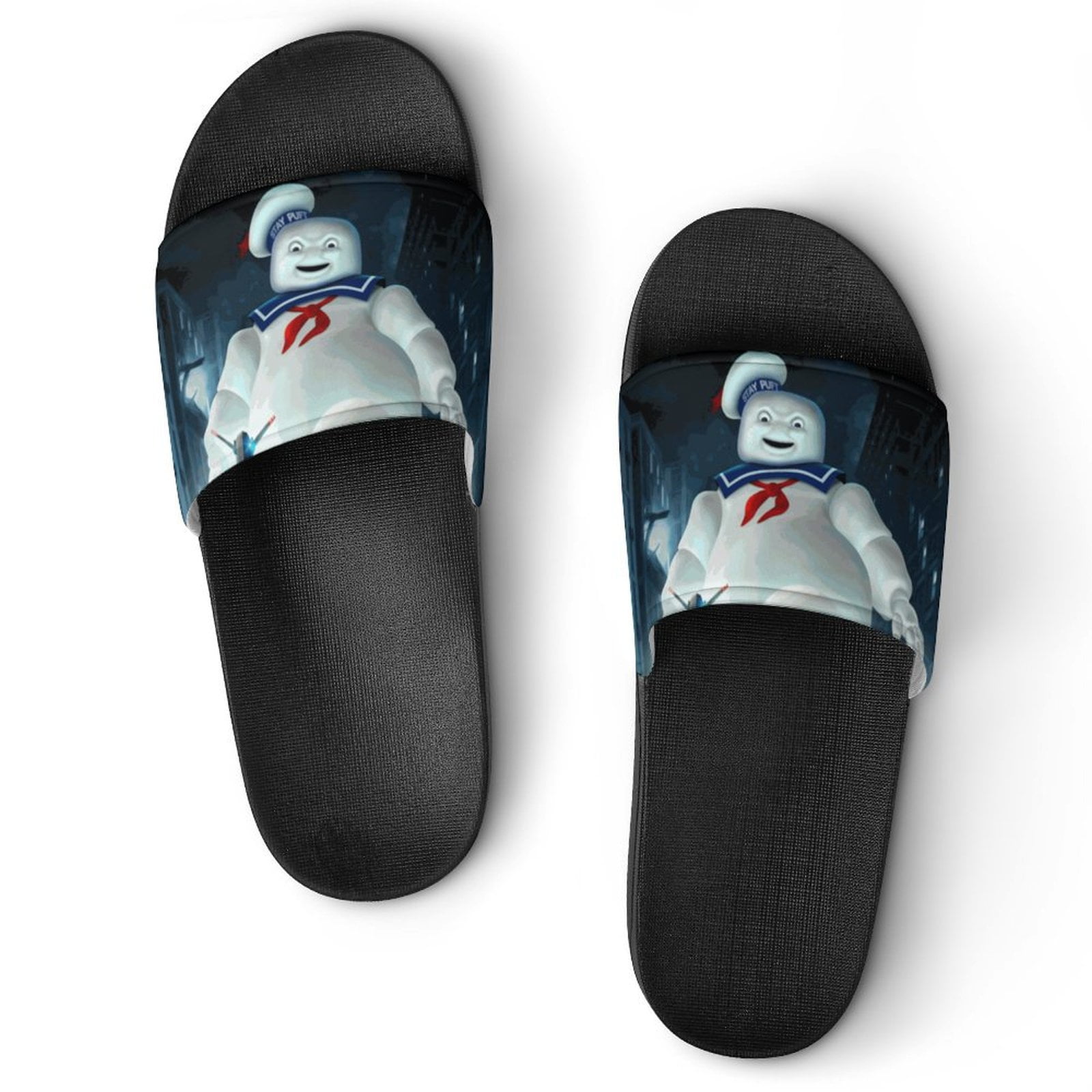 Ghostbusters Stay Puft Marshmellow PVC Home Slippers Comfort Slide ...