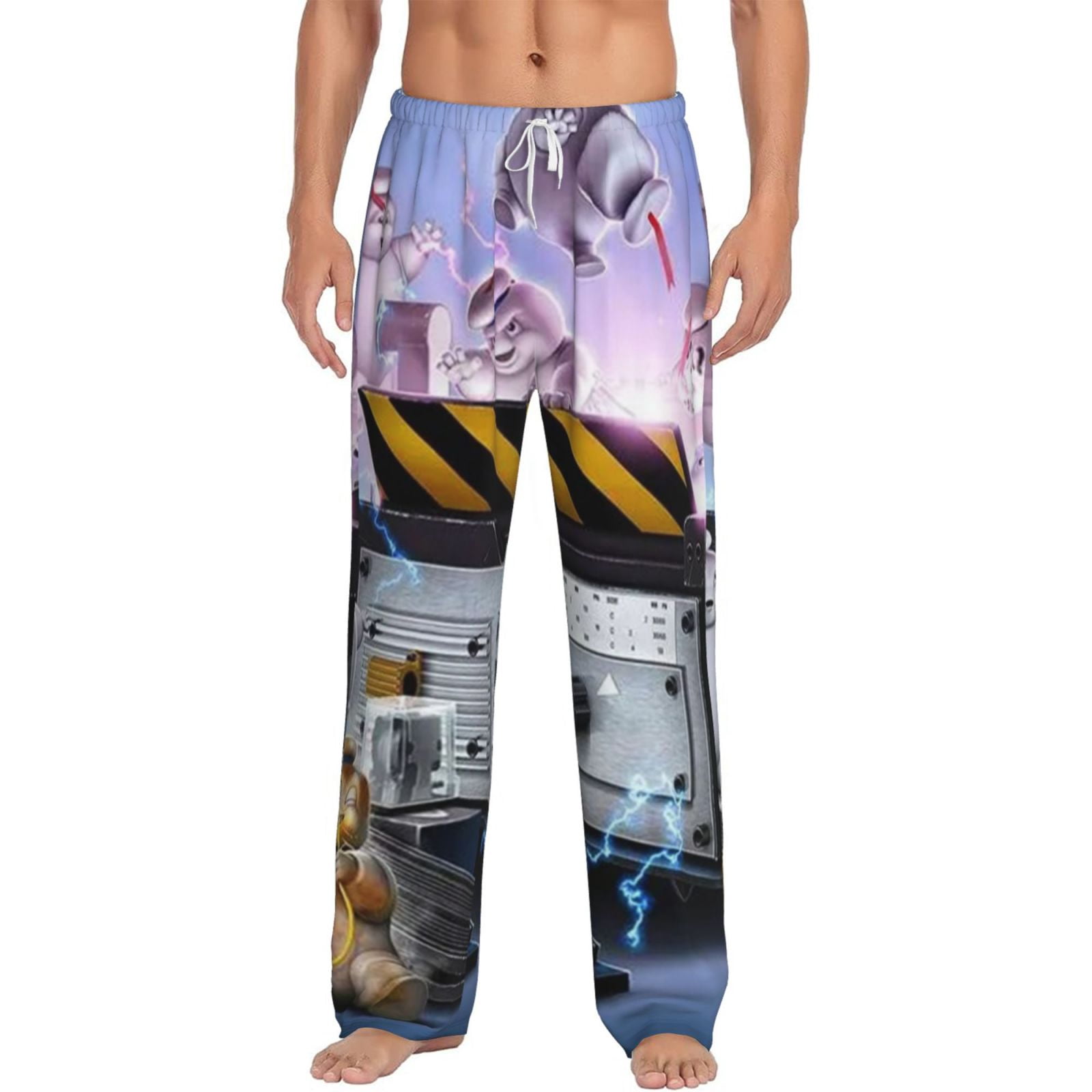 Ghostbusters Stay Puft Men's Pajama Pants With Pockets Lounge Fashion ...