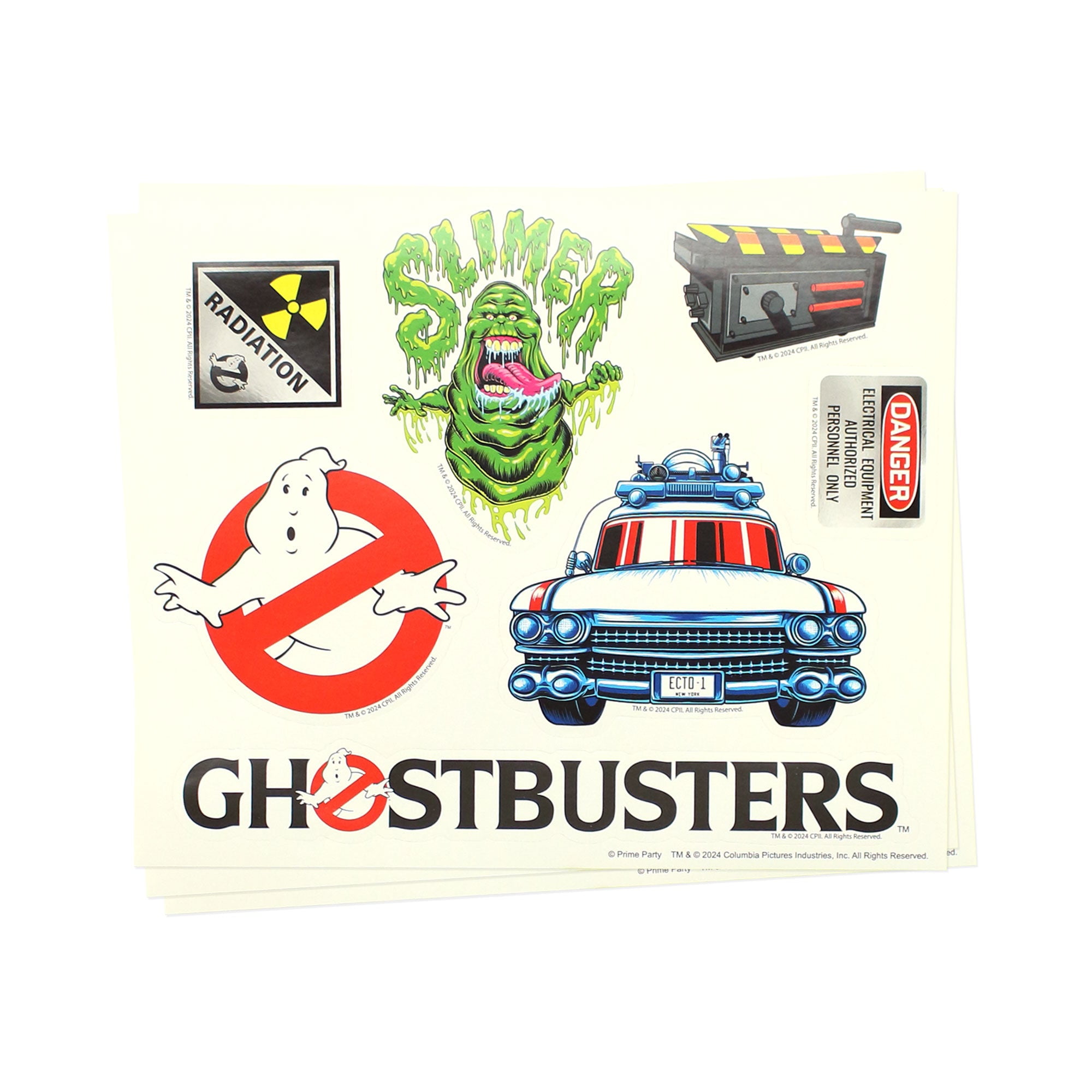 Ghostbusters Sticker Sheets (Set of 8) - Walmart.com