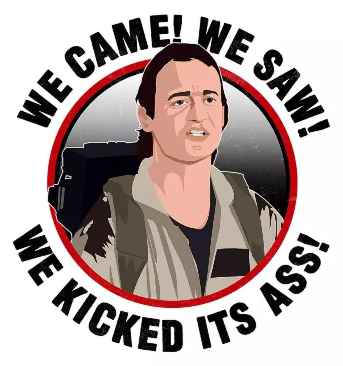 Ghostbusters Sticker Venkman We Came We Saw Phone Decal Water Bottle ...