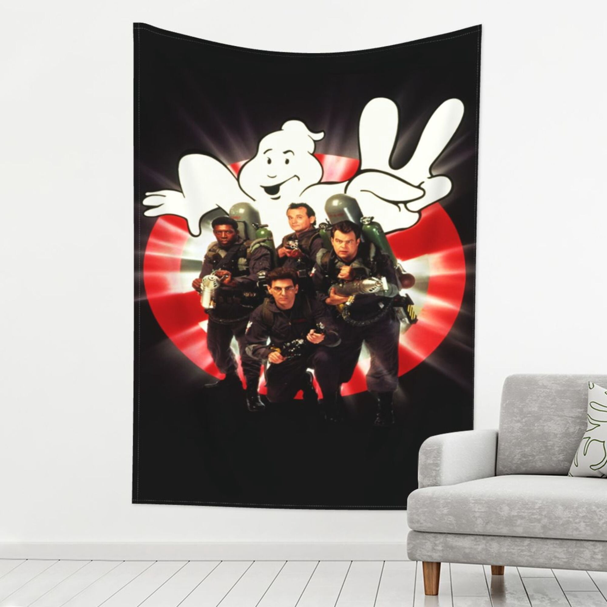 Ghostbusters Tapestry Cartoon Print Wall Art Hanging Tapestry Anime ...