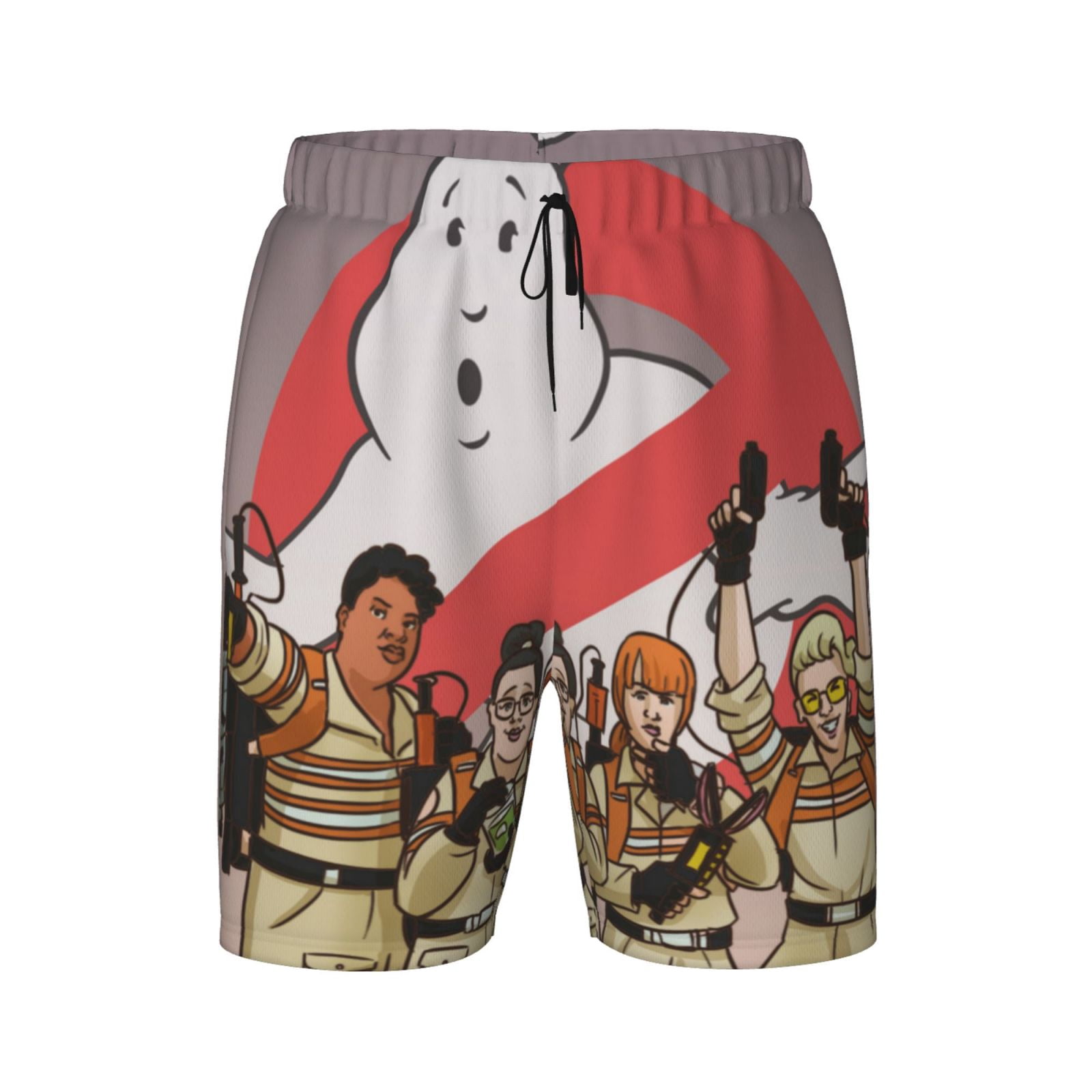 Ghostbusters Teen Swim Trunks Summer Beach Board Shorts Double Layered ...