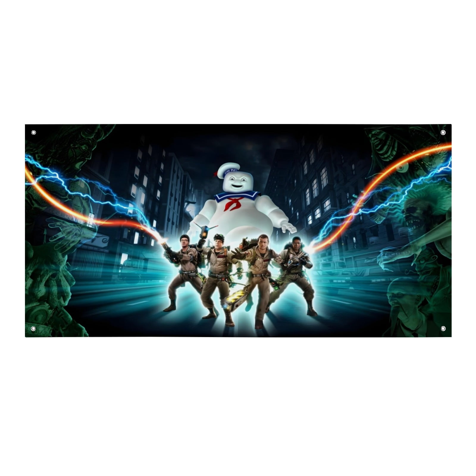 Ghostbusters-Theme Backdrops Banner Birthday Party Decor Supplies ...