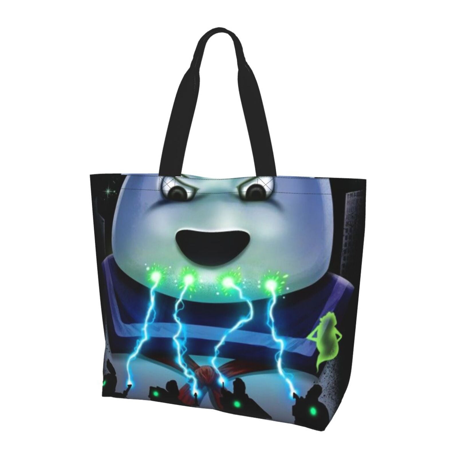 Ghostbusters Tote Bags Reusable Women Shoulder Bag Grocery Bag Travel ...